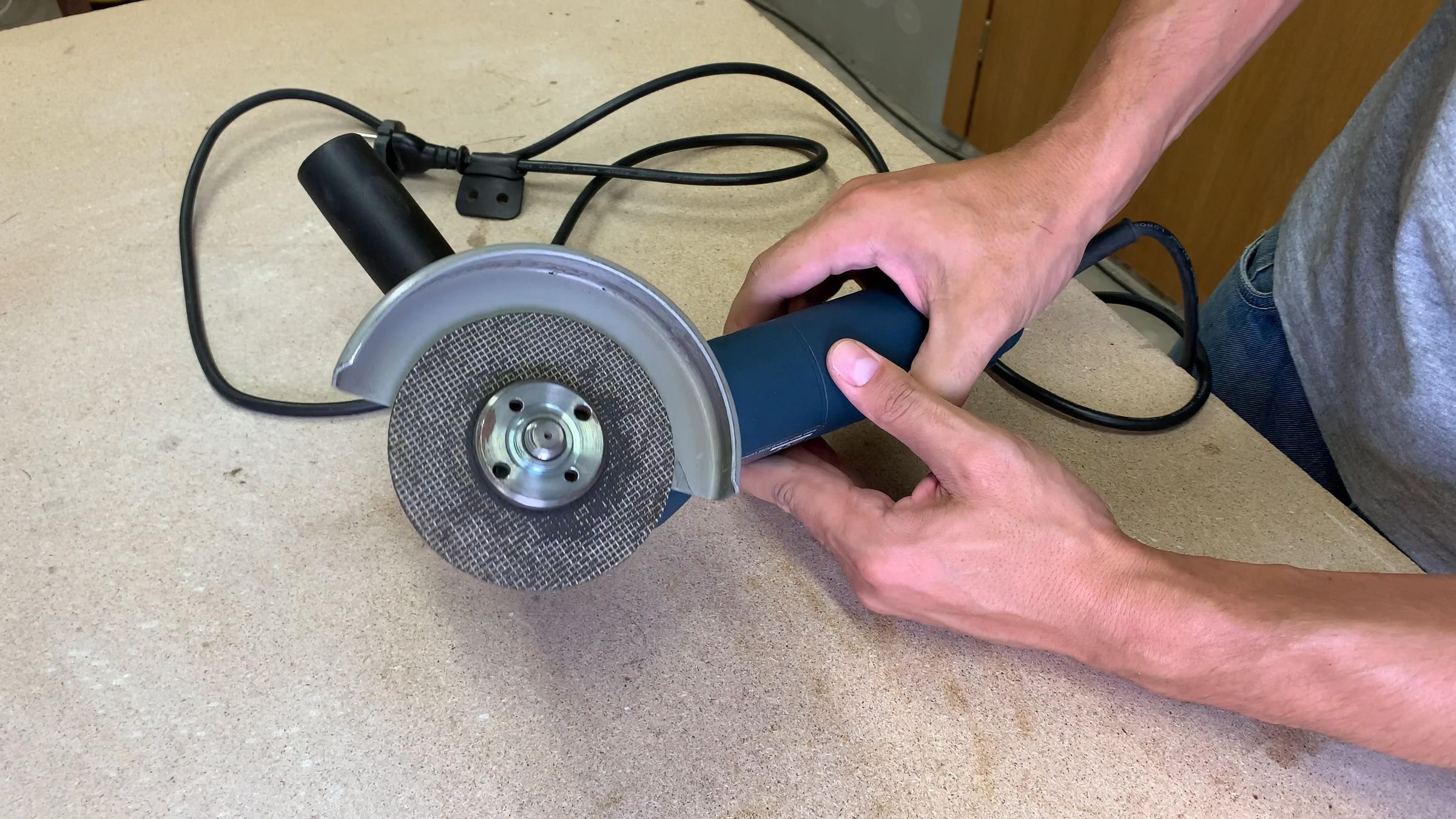 A Power File From an Angle Grinder : 15 Steps (with Pictures ...