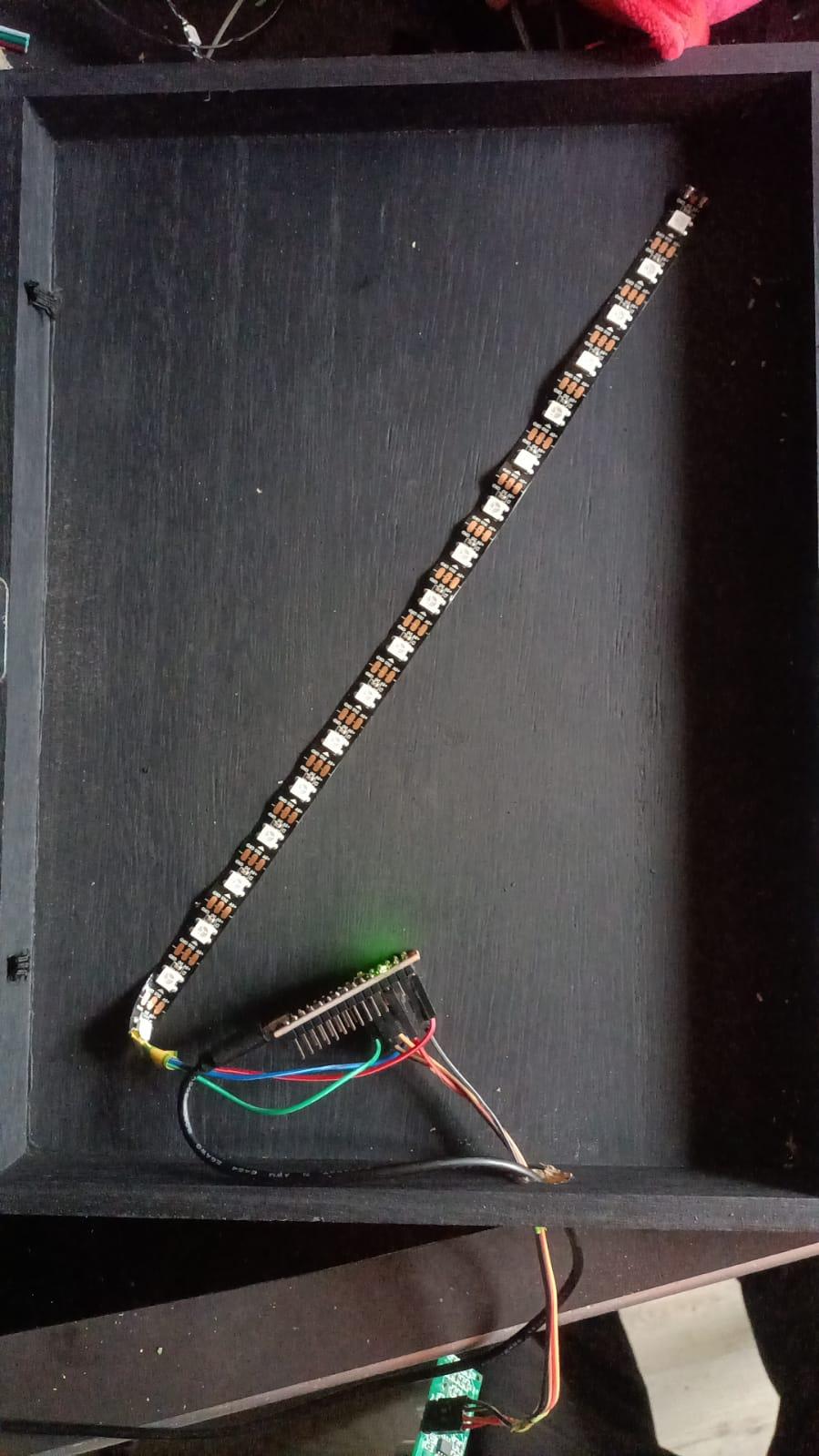 Neopixel Ultrasonic Reactive Picture Frame for Arduino : 6 Steps - Instructables