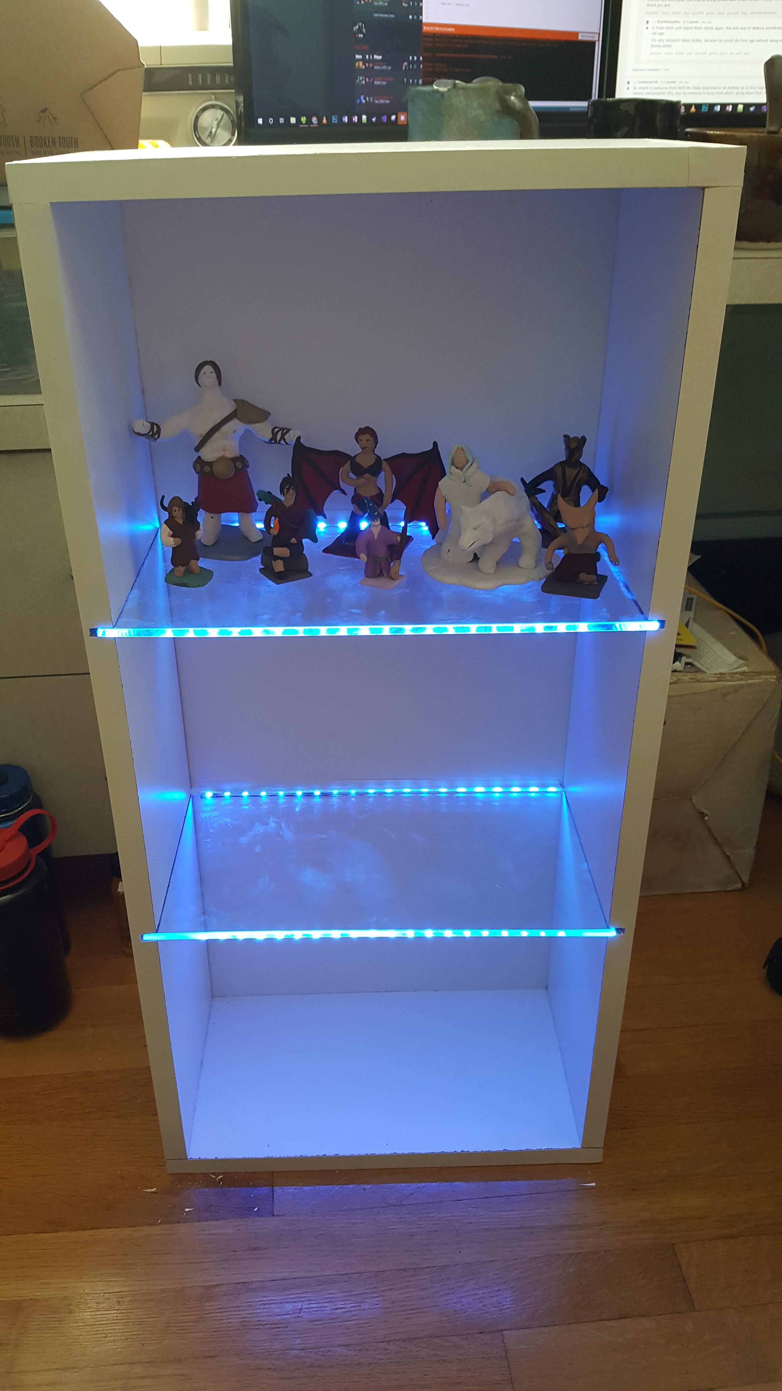 Bluetooth Back-lit Display Shelf : 10 Steps (with Pictures) - Instructables