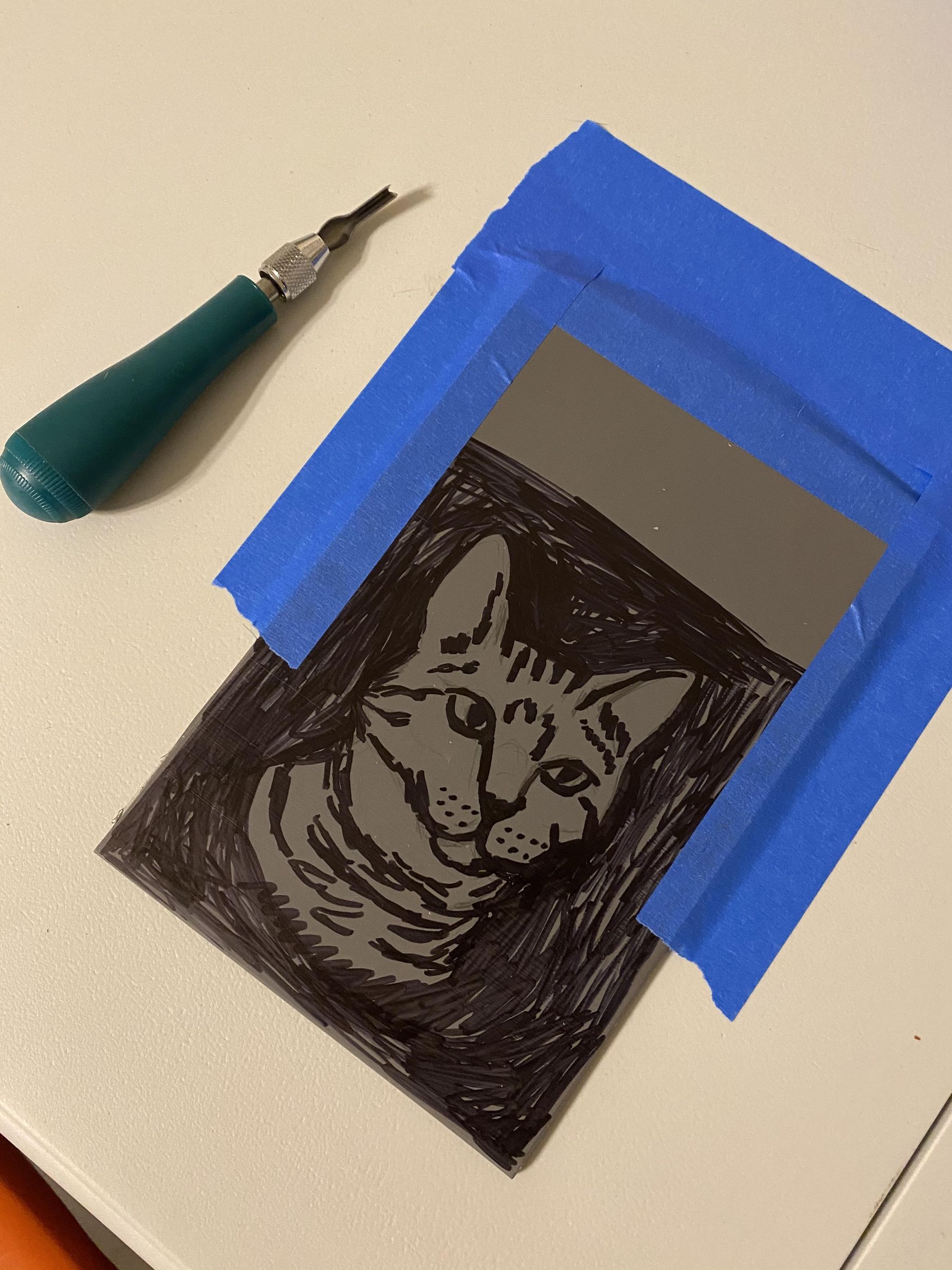 Making a Linocut Print From Start to Finish : 11 Steps (with Pictures ...
