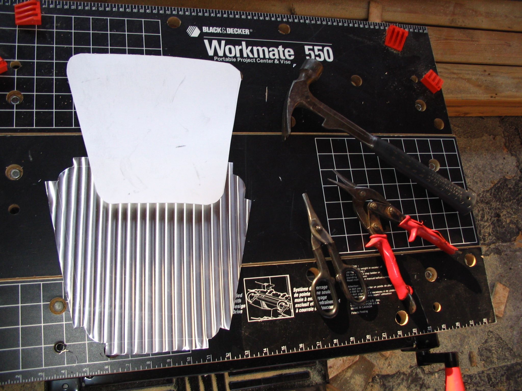 Homemade Motorcycle Hand Wind Deflectors (V Star 650) : 8 Steps ...