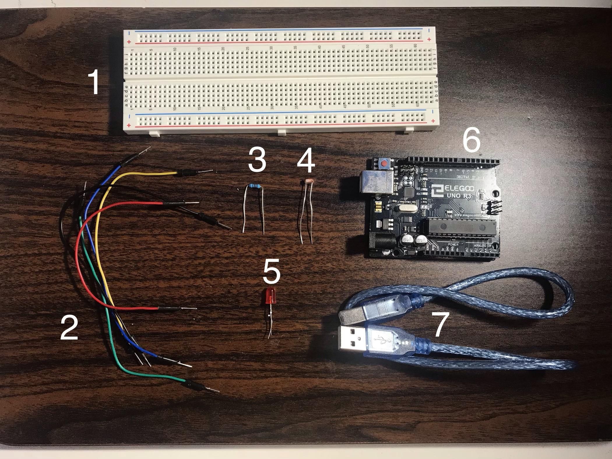 How to Use a Photoresistor to Light an LED With Aurduino : 12 Steps ...