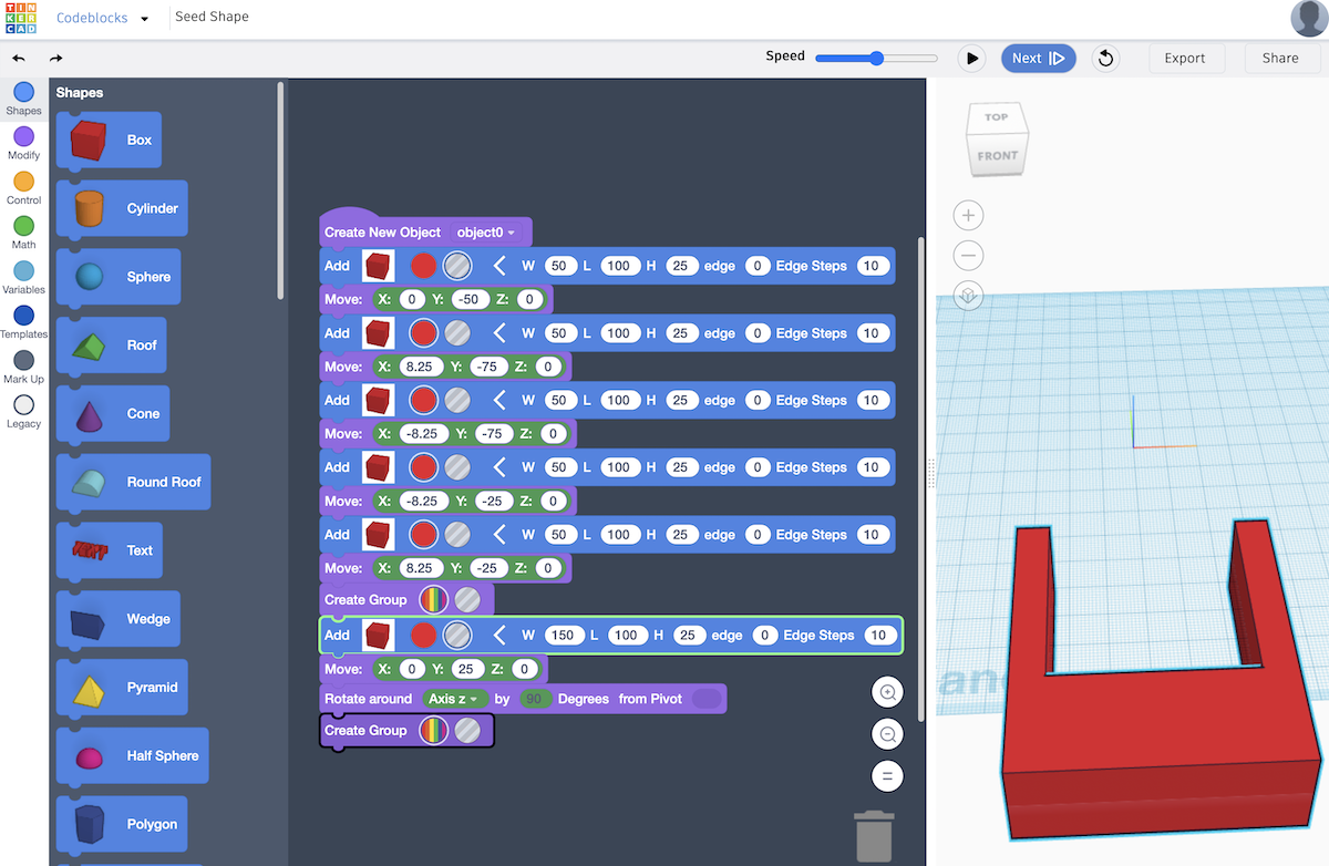 Quilt Pattern Engineering Using Tinkercad : 5 Steps (with Pictures ...