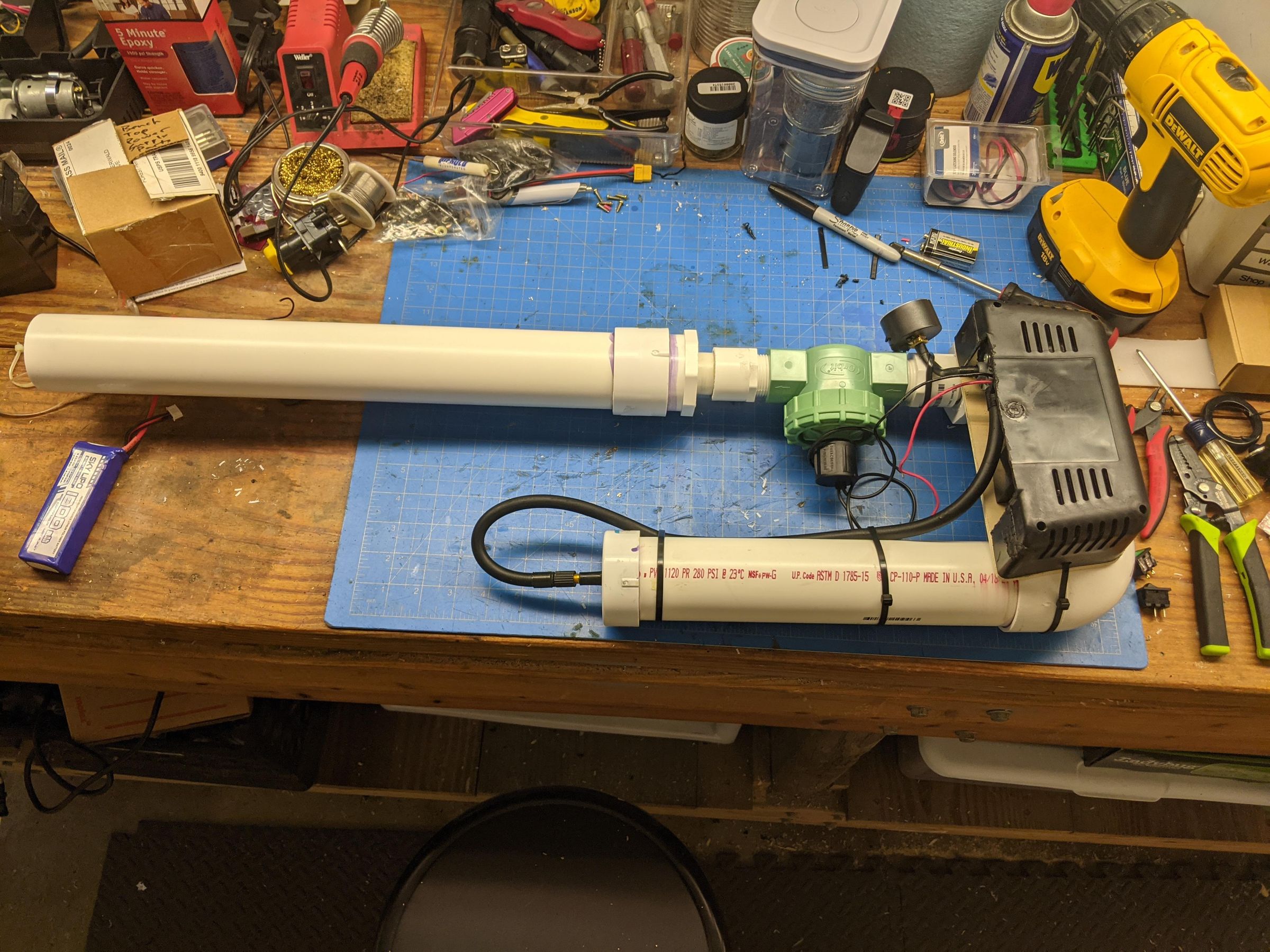Self Contained Air Powered Potato Cannon : 5 Steps - Instructables