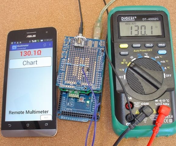 High Accuracy Remote Data Logging Using Multimeter Arduino Pfodapp 10 Steps With Pictures