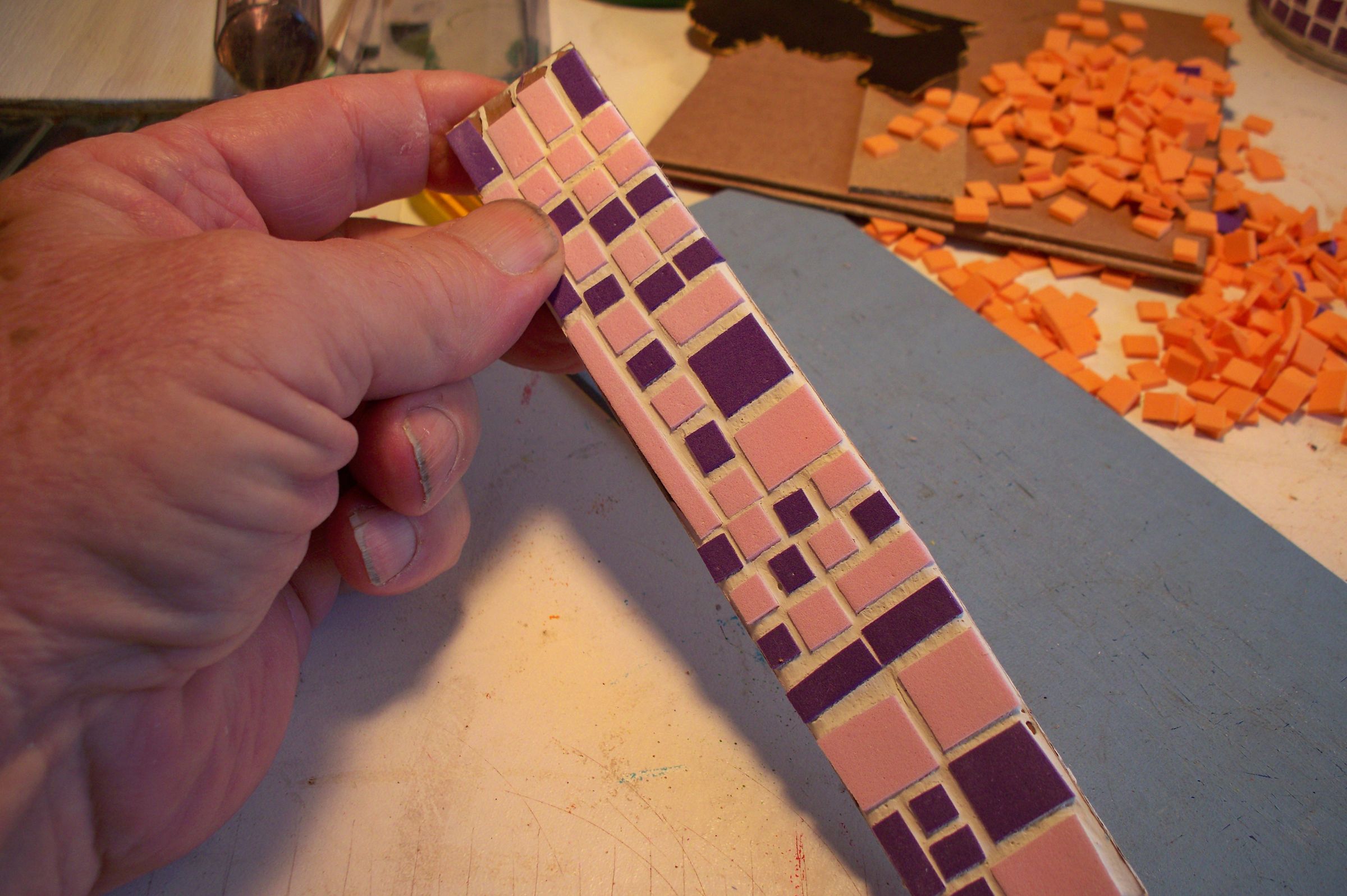 How to Use Craft Foam As Ceramic Tile! : 6 Steps (with Pictures ...