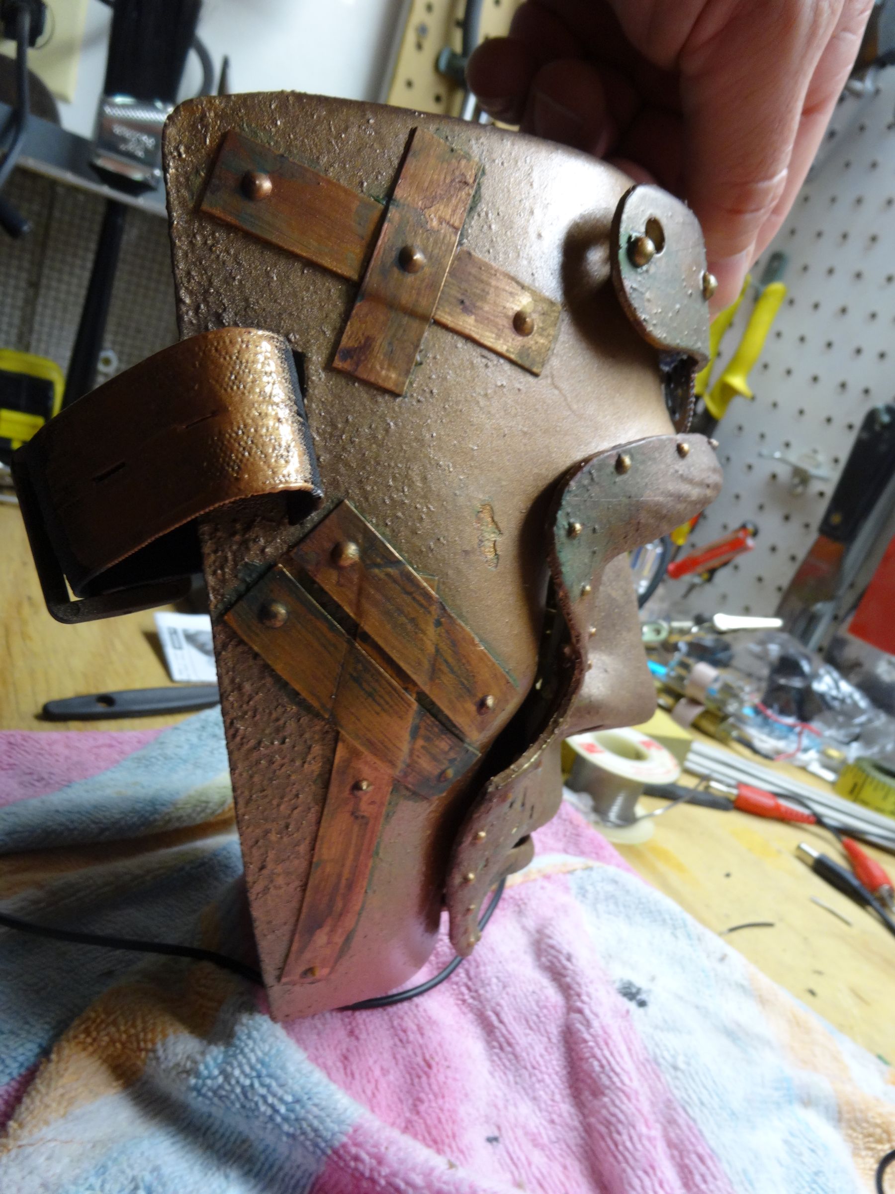 Fake Rivets, Plates and Metal From Paper and Paint : 6 Steps (with ...