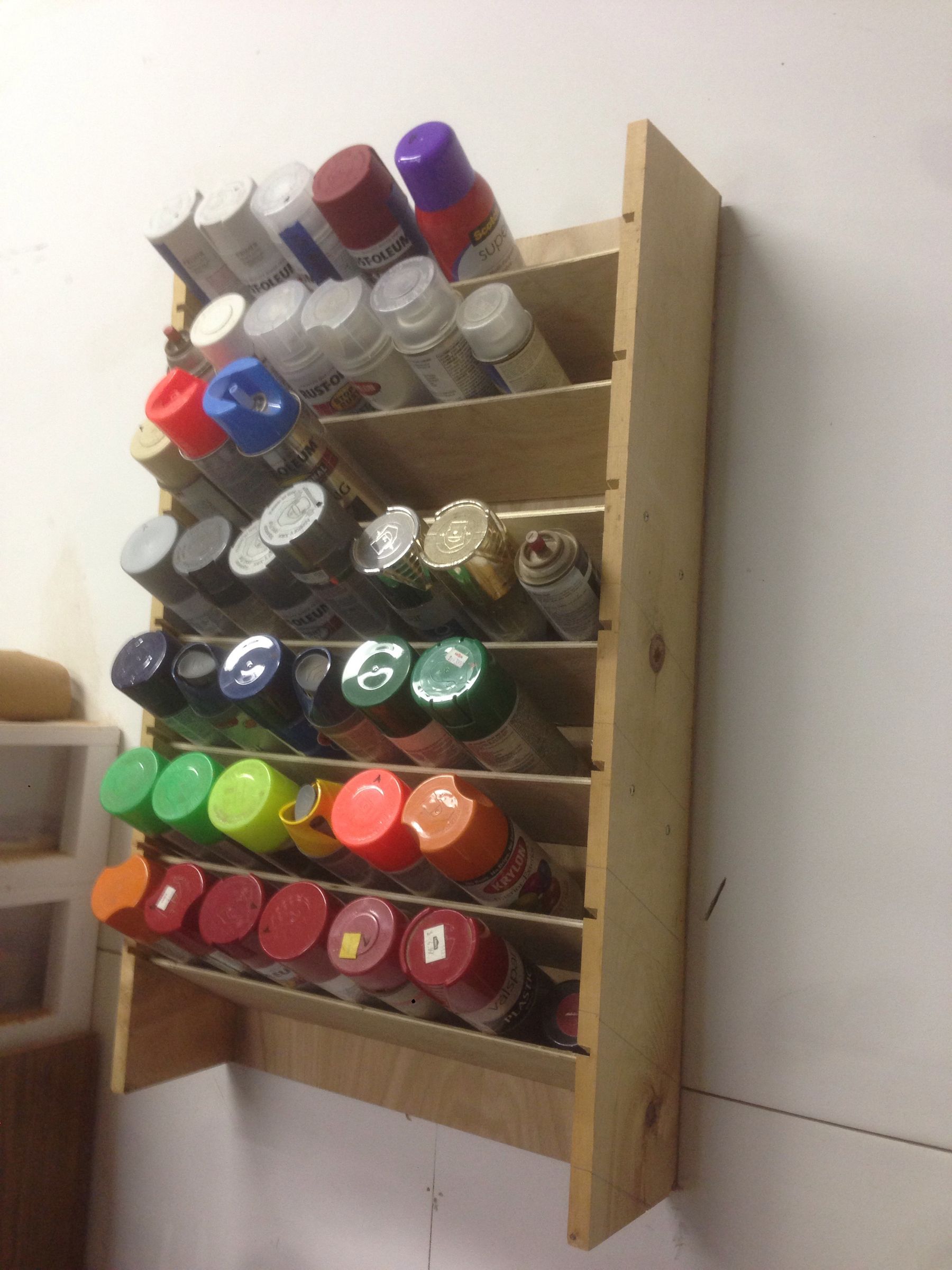 Spray Can Rack : 12 Steps (with Pictures) - Instructables