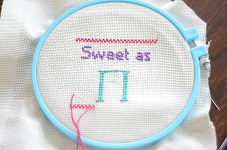 "Sweet As Pi" Cross Stitch (with Pictures) - Instructables