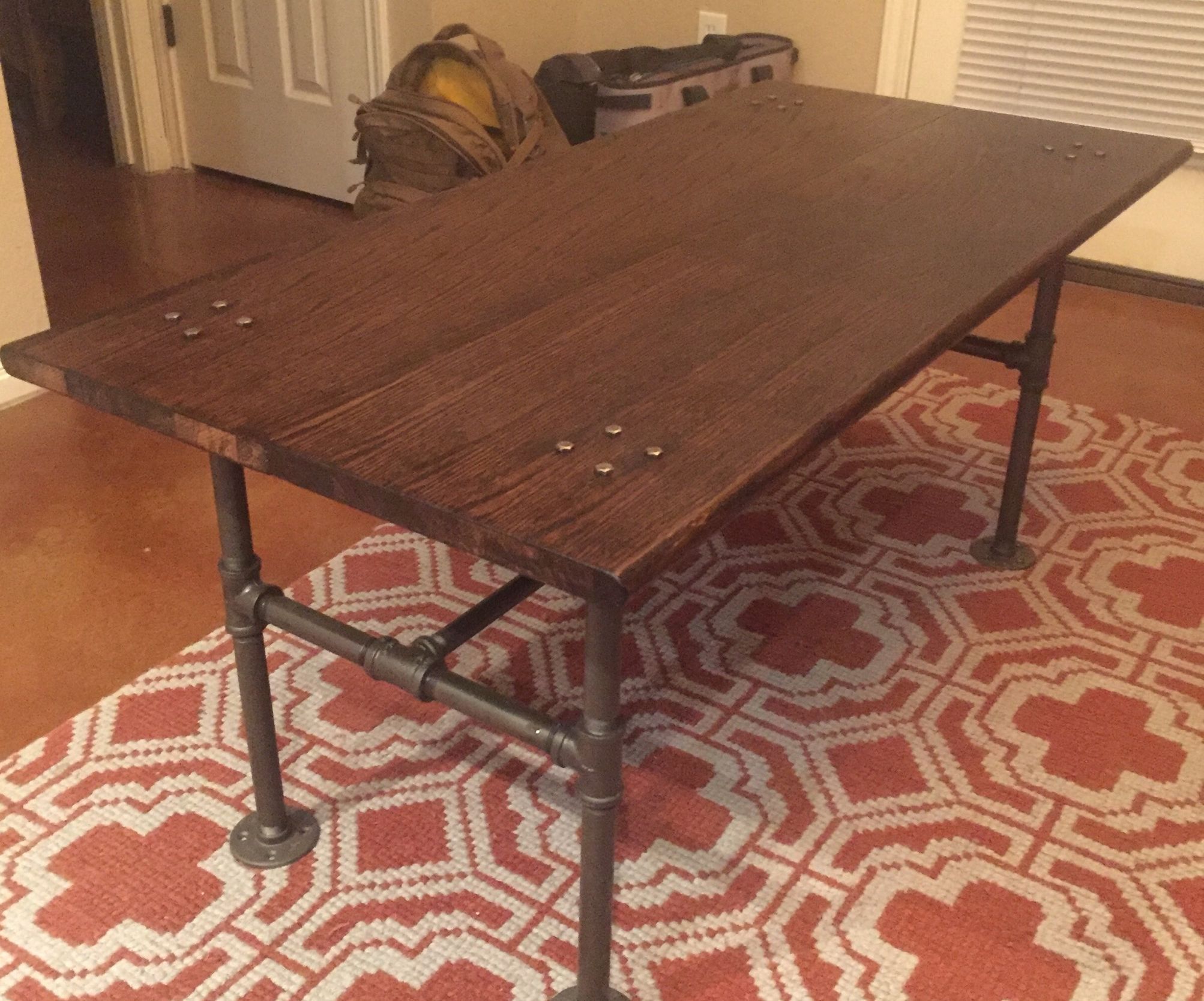 Vintage Style Pipe Table : 6 Steps (with Pictures) - Instructables