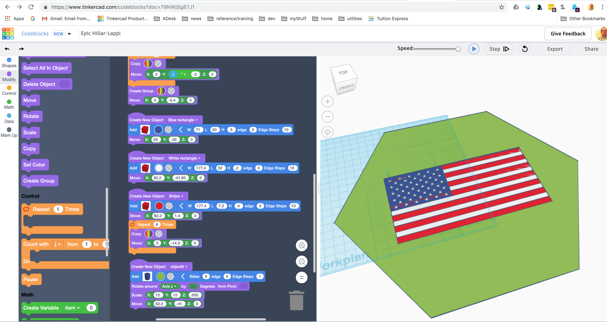 Badges With Tinkercad Codeblocks : 6 Steps (with Pictures) - Instructables