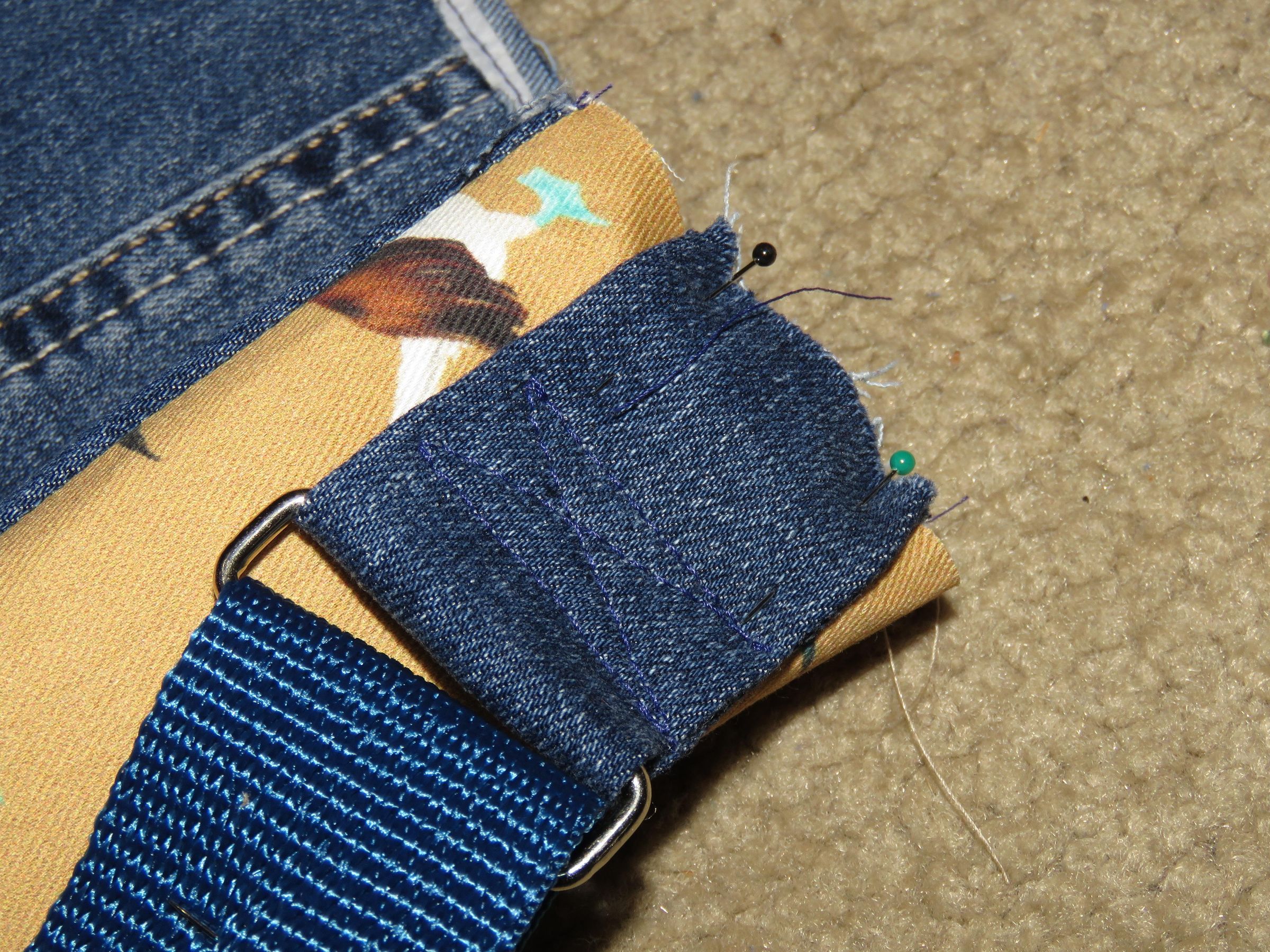 Adjustable Strap Messenger Bag With Upcycled Denim : 16 Steps (with ...