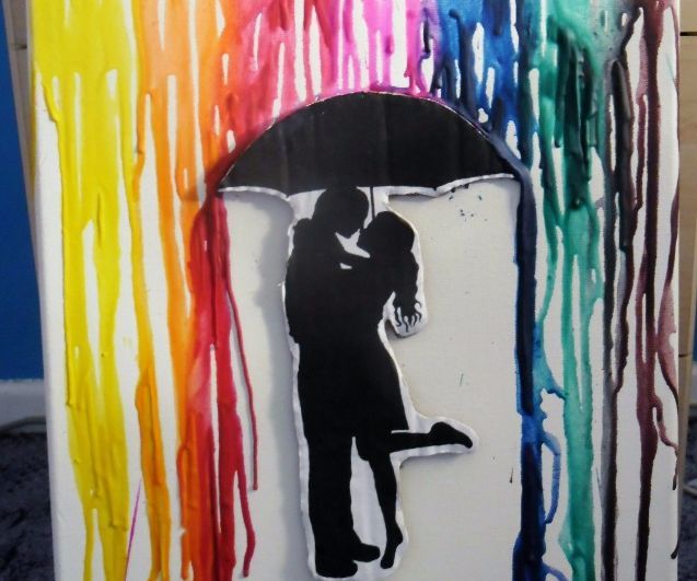 Crayon Drip Art : 4 Steps (with Pictures) - Instructables