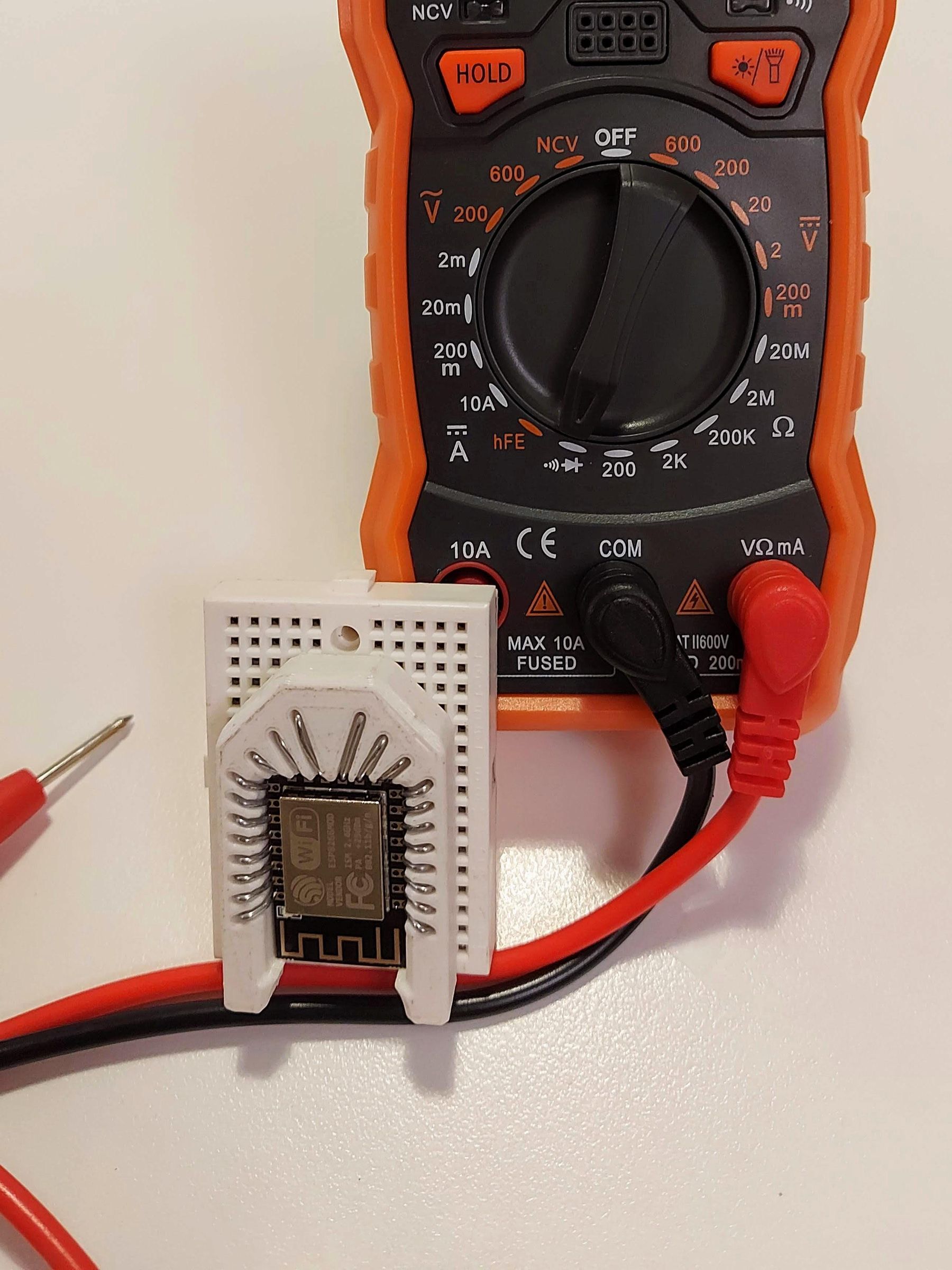 DIY ESP8266 ESP-12 Socket - Snap Fit, Breadboard Friendly, No Soldering ...