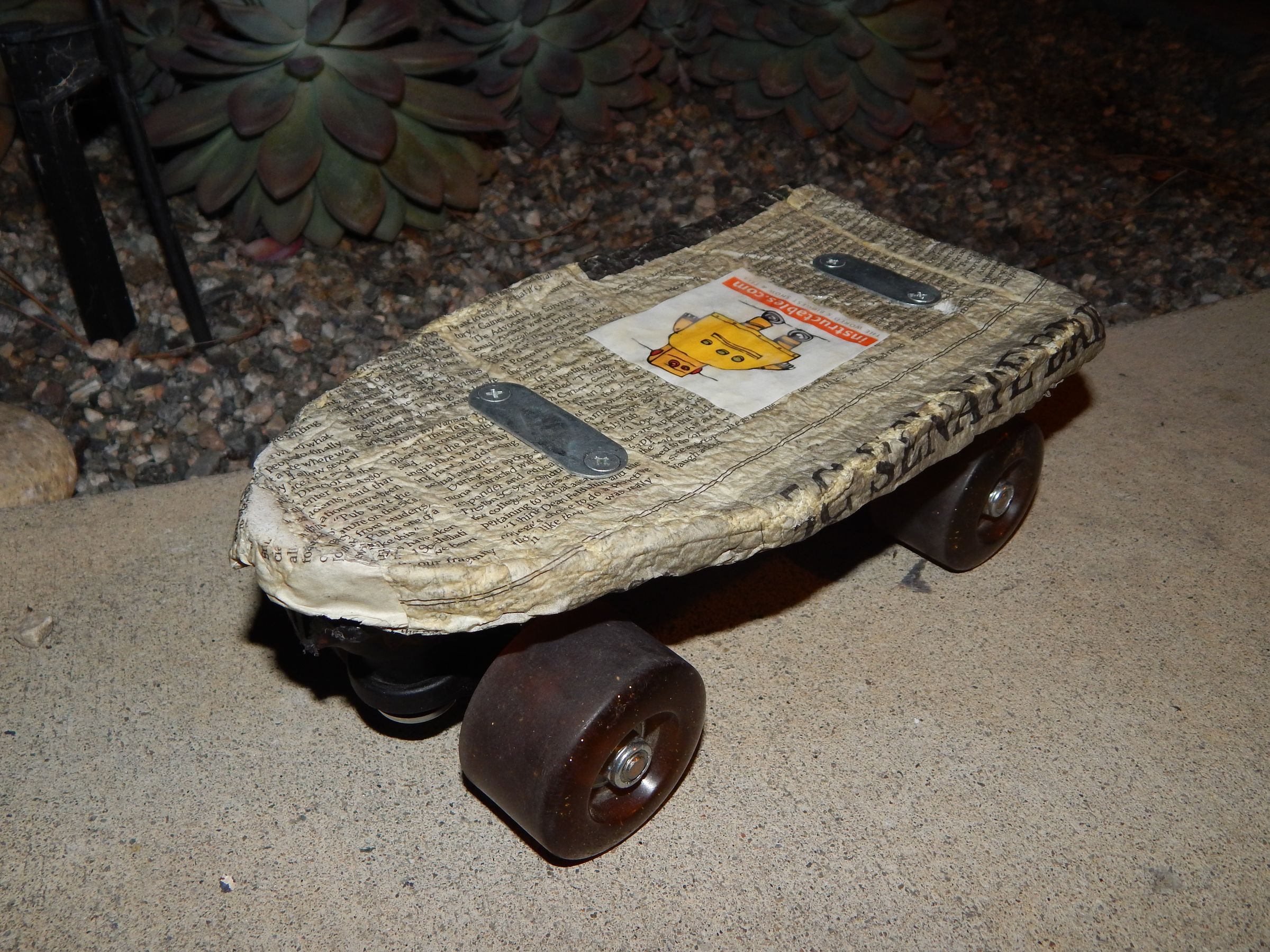 The Paper Skateboard : 9 Steps (with Pictures) - Instructables