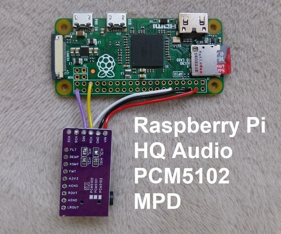 Raspberry Pi HQ Audio, PCM5102 and MPD : 4 Steps (with Pictures) - Instructables