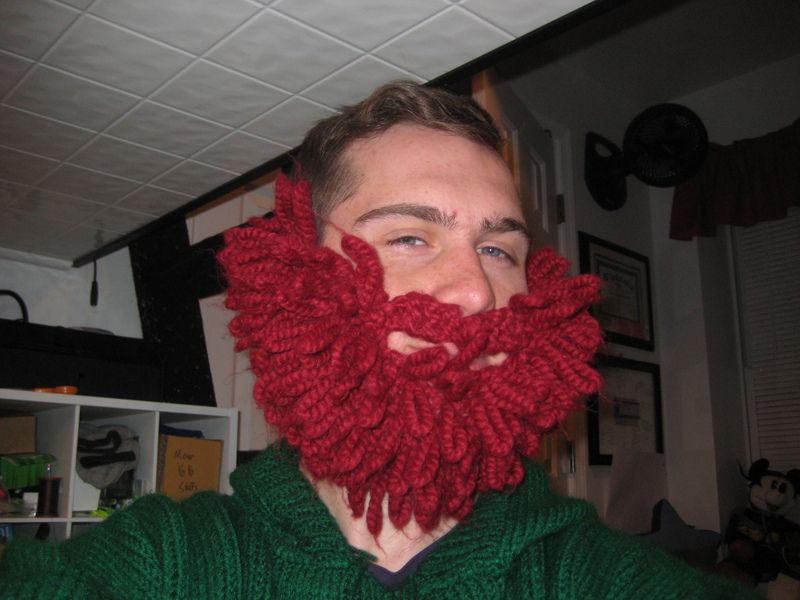 Knitted Beard : 4 Steps - Instructables
