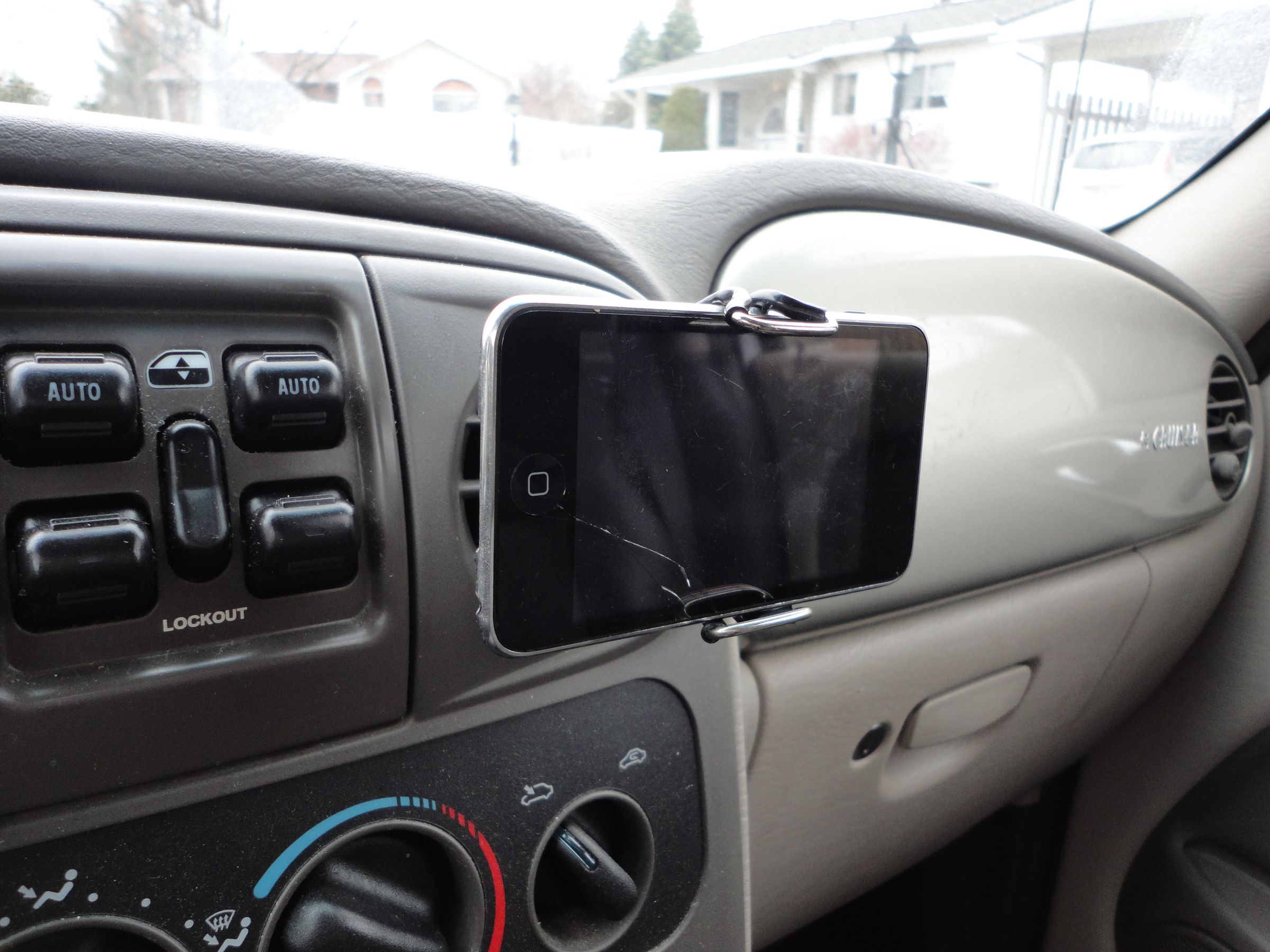 Office Supply Sun Visor Phone Holder : 5 Steps (with Pictures ...