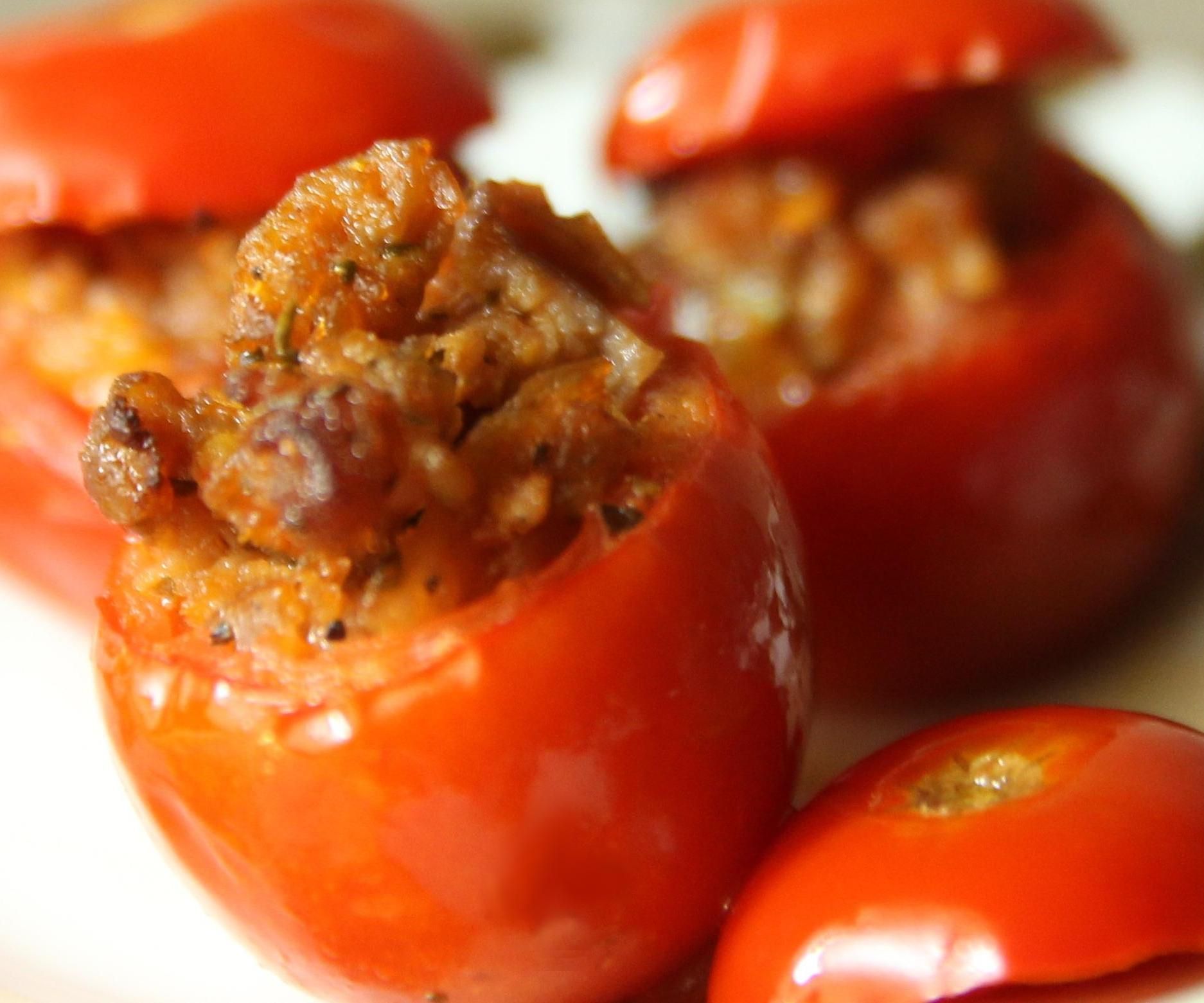Stuffed Red Cherry Tomatoes : 4 Steps (with Pictures) - Instructables