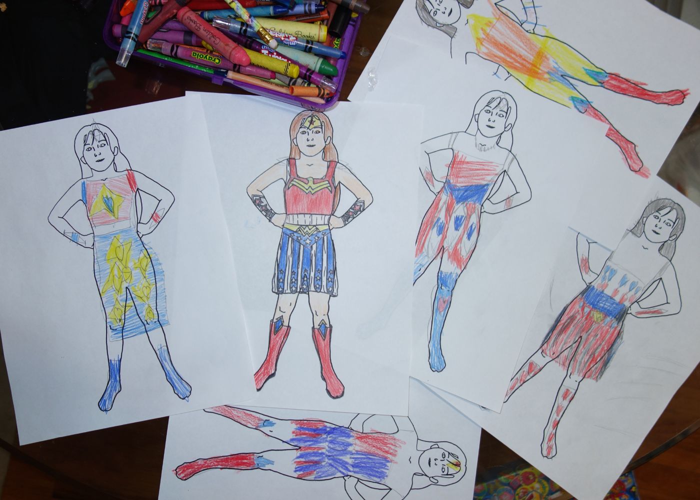 Make a Wonder Woman Costume WITH Your Child : 5 Steps (with Pictures ...
