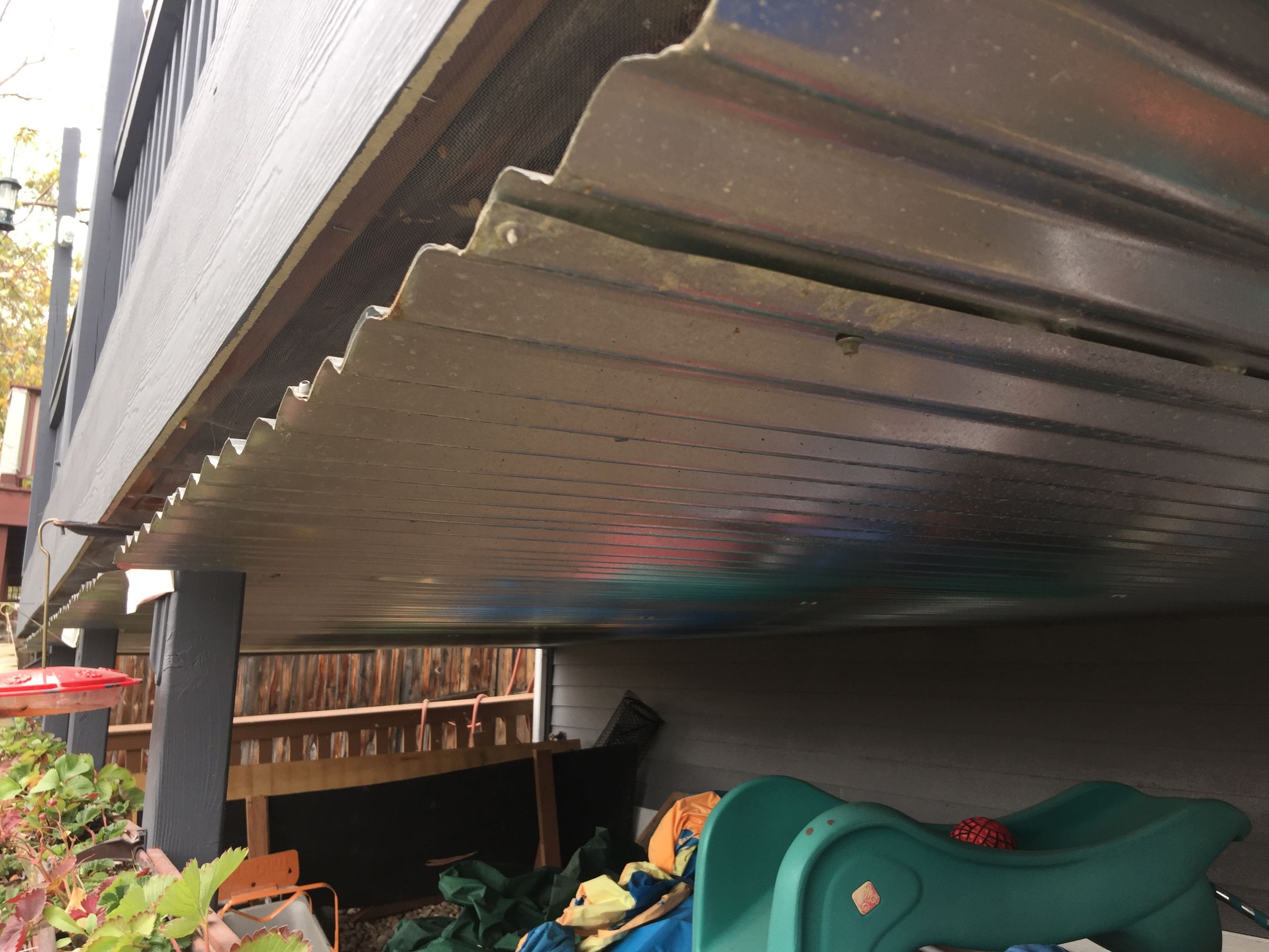 Simple Under Deck Rain Catch, Drainage - Instructables