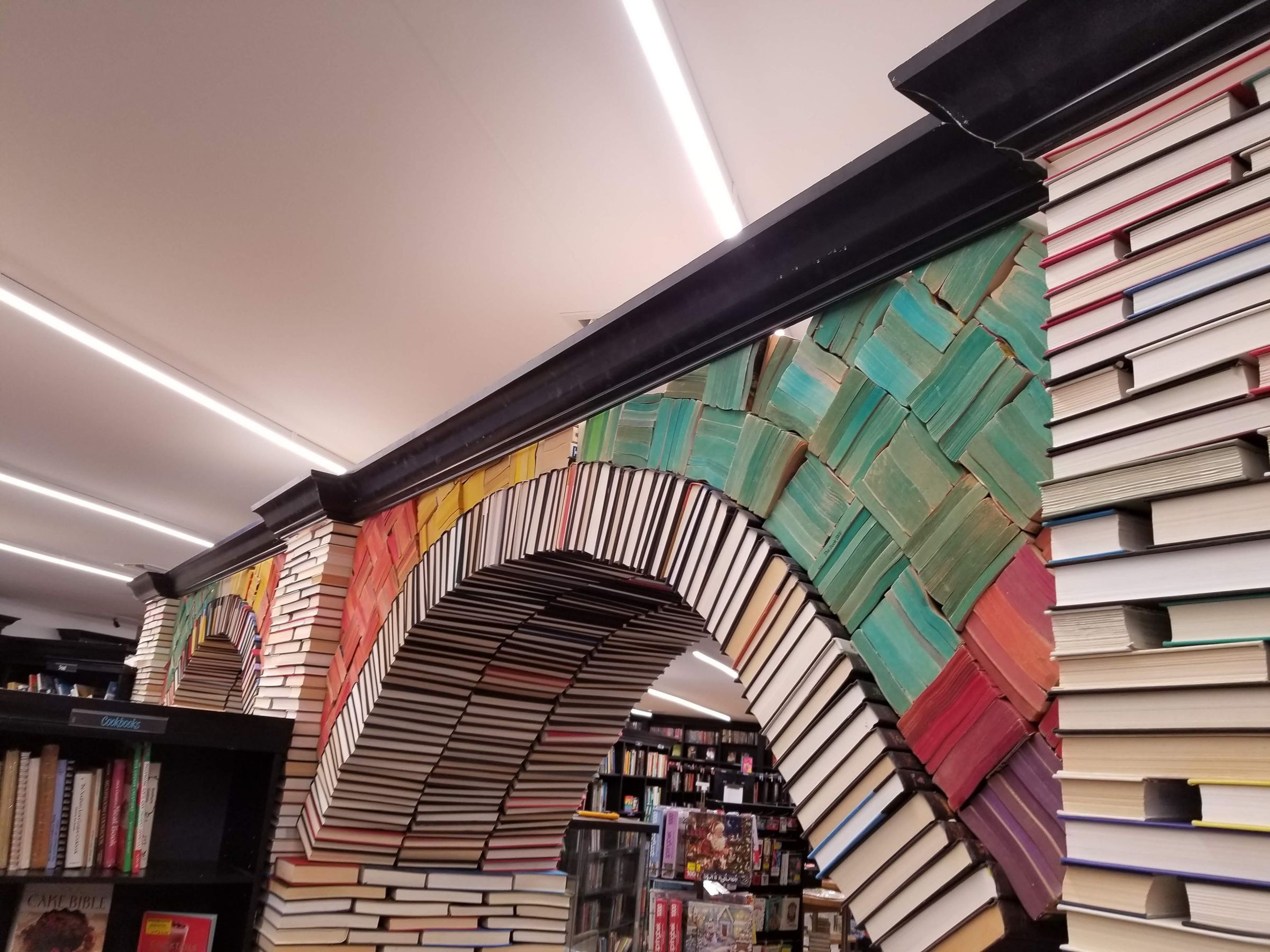 Building a Double Rainbow Arch Using Recycled Books : 9 Steps (with ...