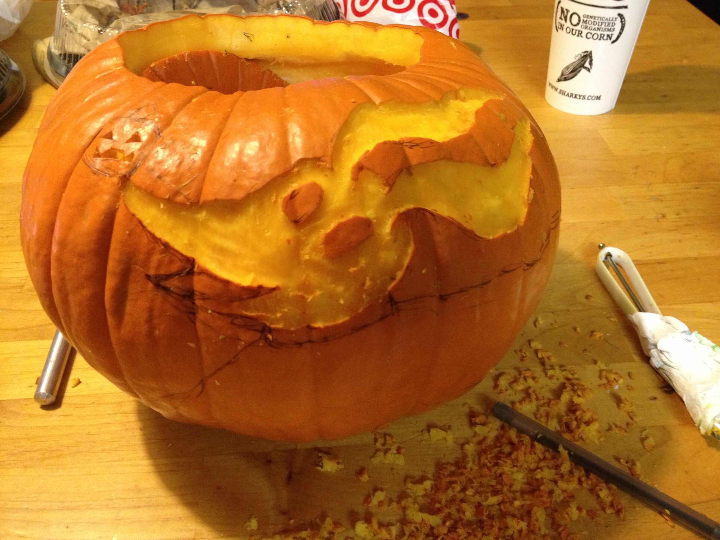 Nightmare Before Christmas Zero Pumpkin Carving