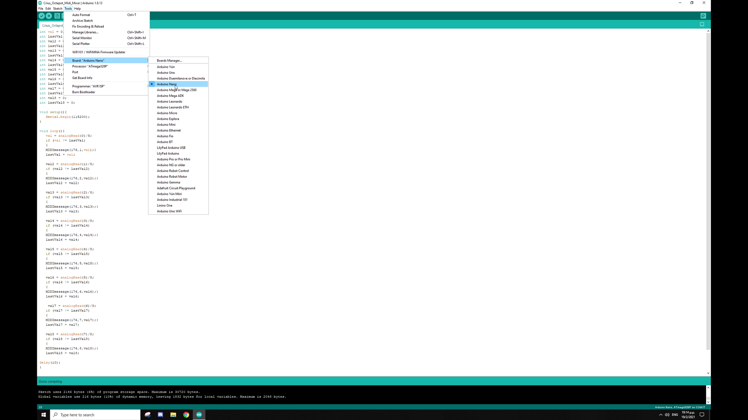Crius OctaPot Midi Controller : 6 Steps (with Pictures) - Instructables
