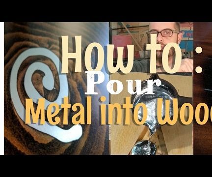 How to Inlay Metal Into Wood | Liquid Pewter - Instructables