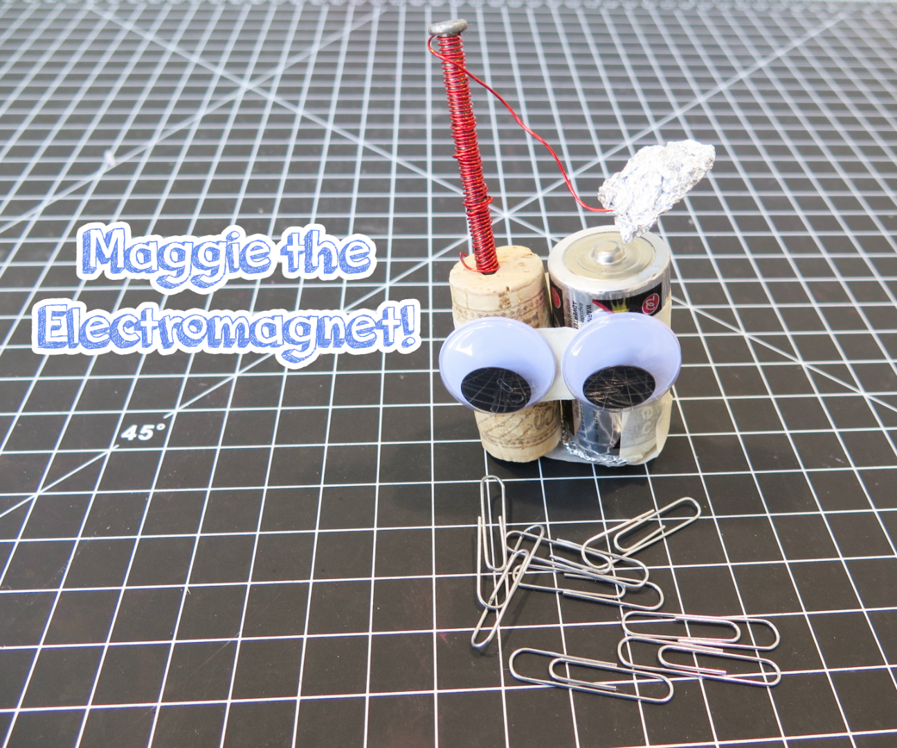 Maggie the Simple Electromagnet! : 5 Steps (with Pictures) - Instructables
