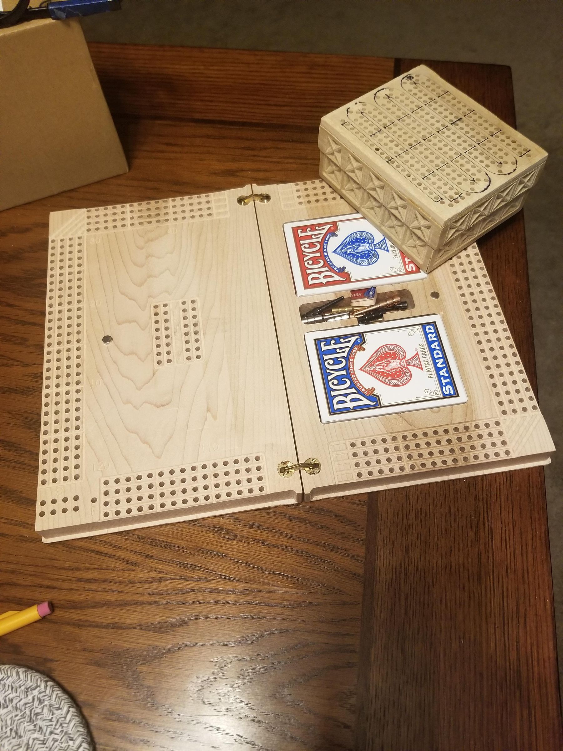 The Amazing Hide-A-Deck Travel Cribbage Puzzle Box : 6 Steps (with Pictures) - Instructables
