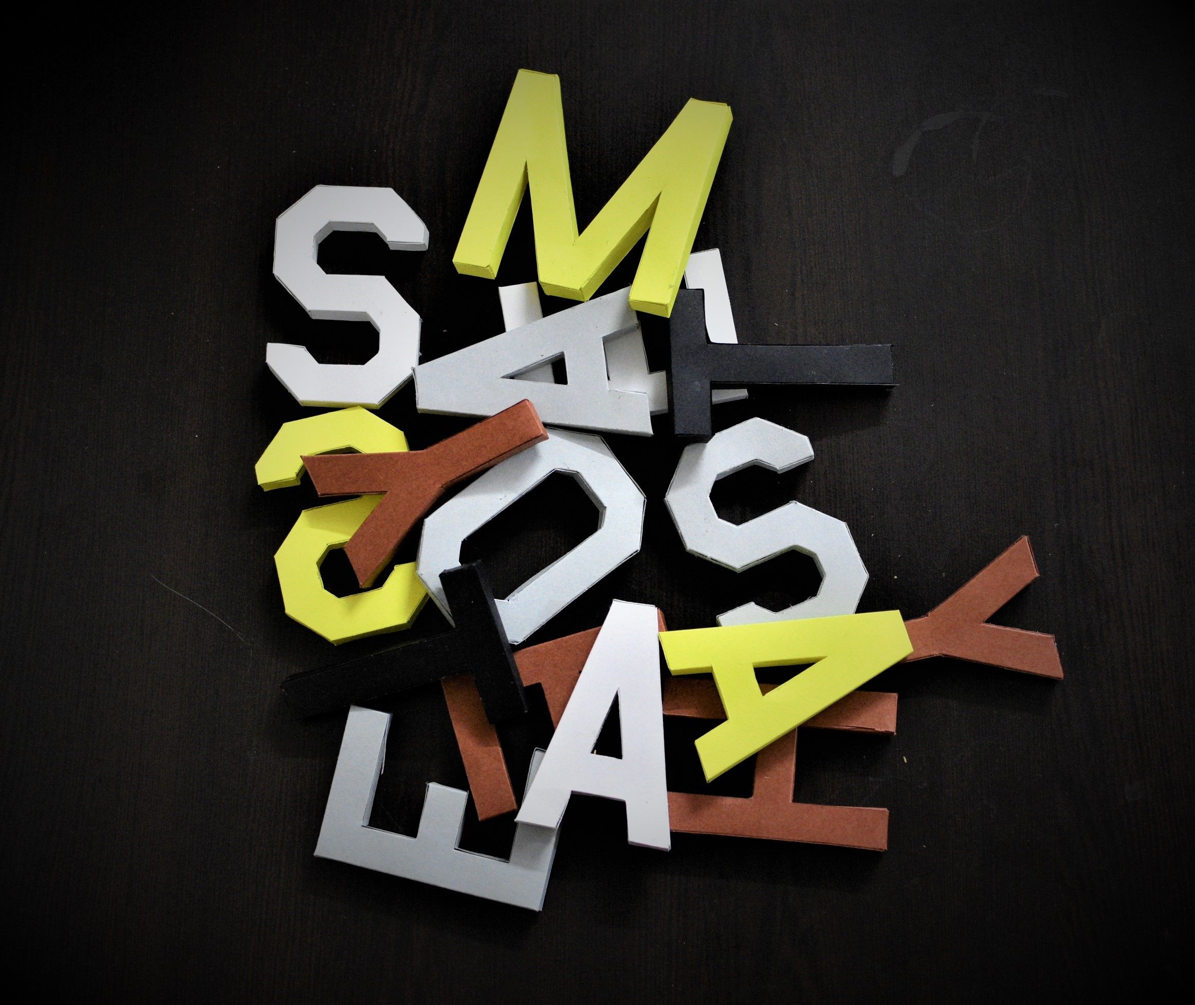 3d Papercut Alphabets Fully Customisable by Using Free Software : 5 ...