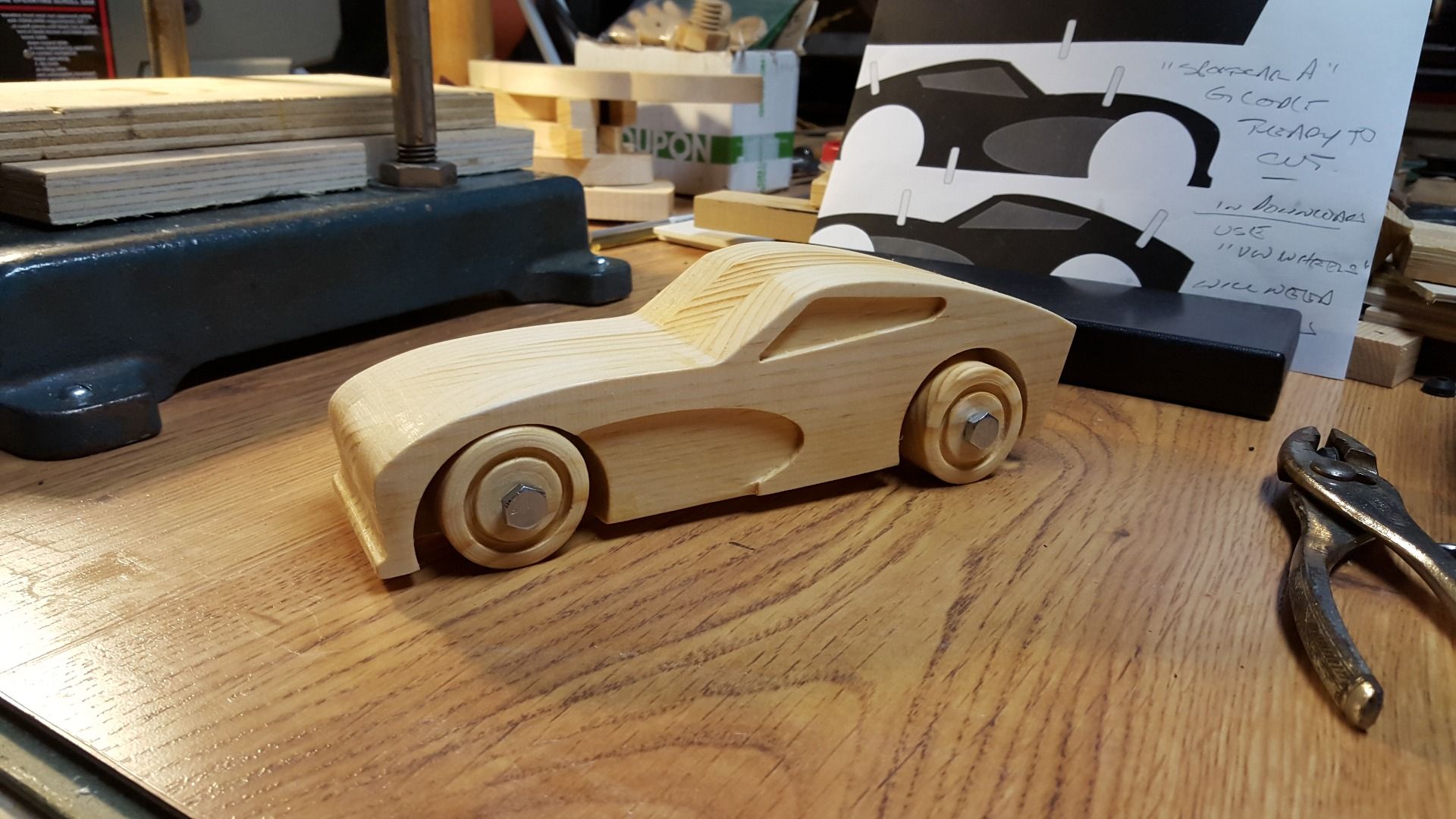 Wood Muscle Car Build - a CNC Project - Instructables