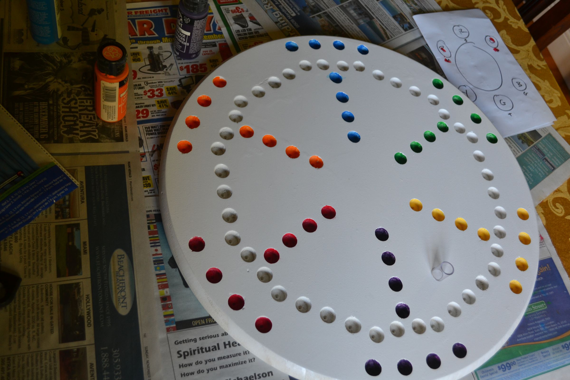 Trouble Game Board Template