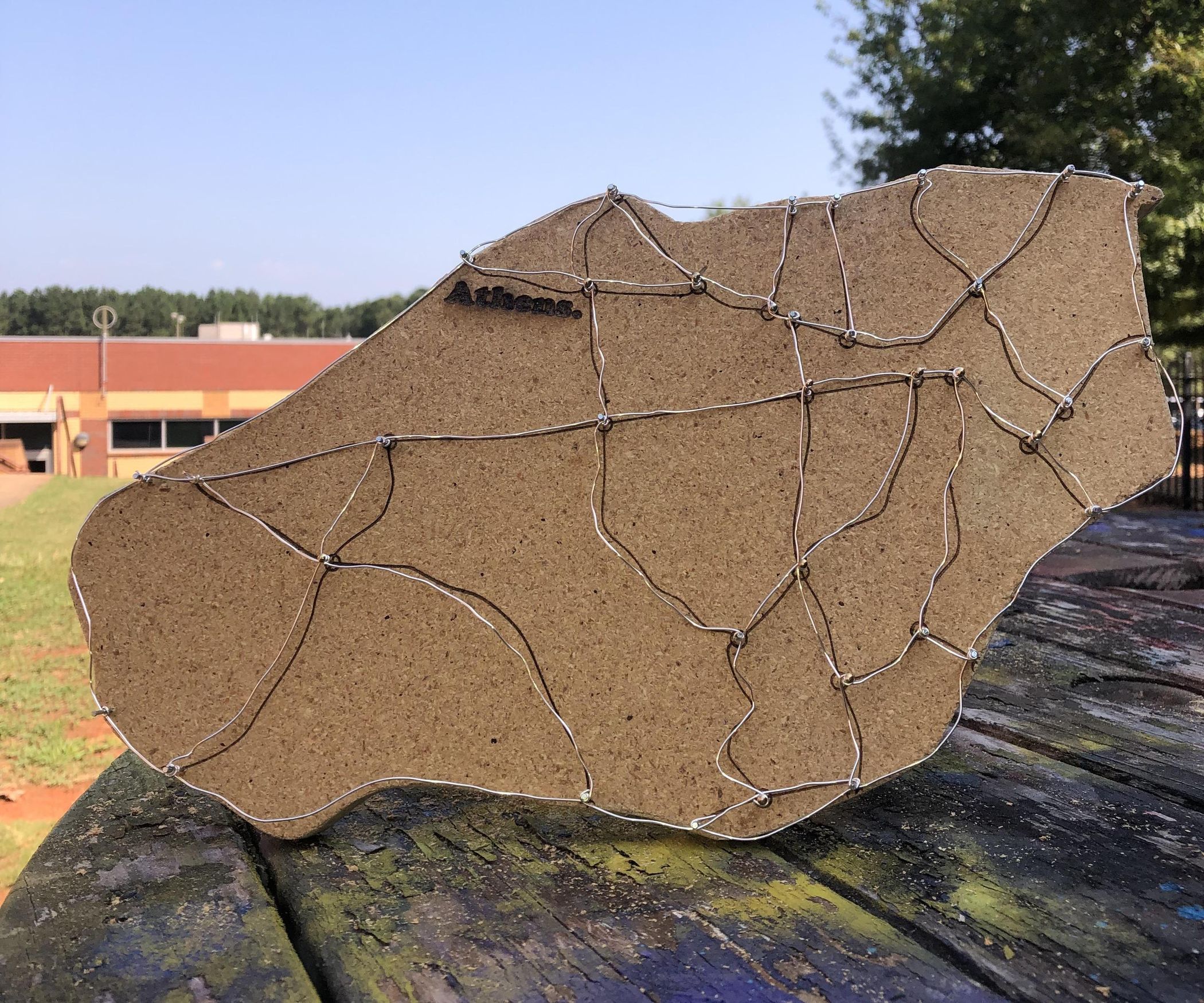 Athens Georgia Wire Map : 8 Steps (with Pictures) - Instructables
