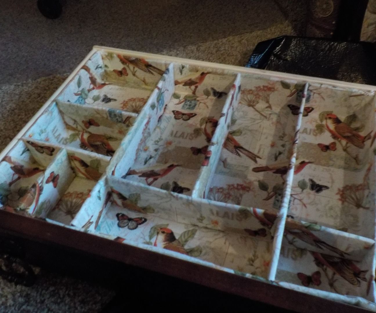 Custom Fit Decorative Drawer Organizer From Cardboard : 7 Steps ...