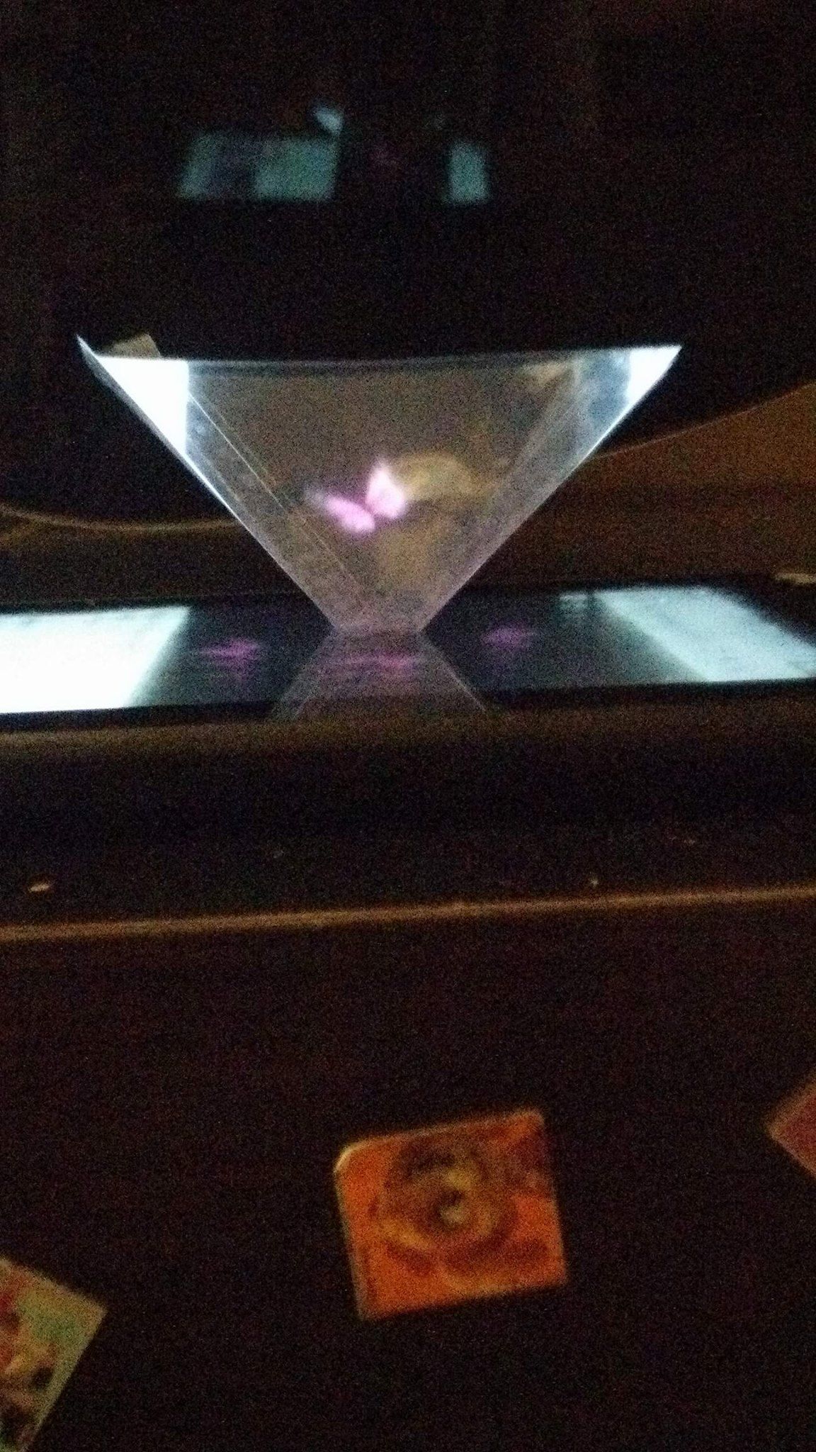 Amazing 3D Projection Pyramid in 10 Min From Clear Plastic Sheet ! : 3 ...