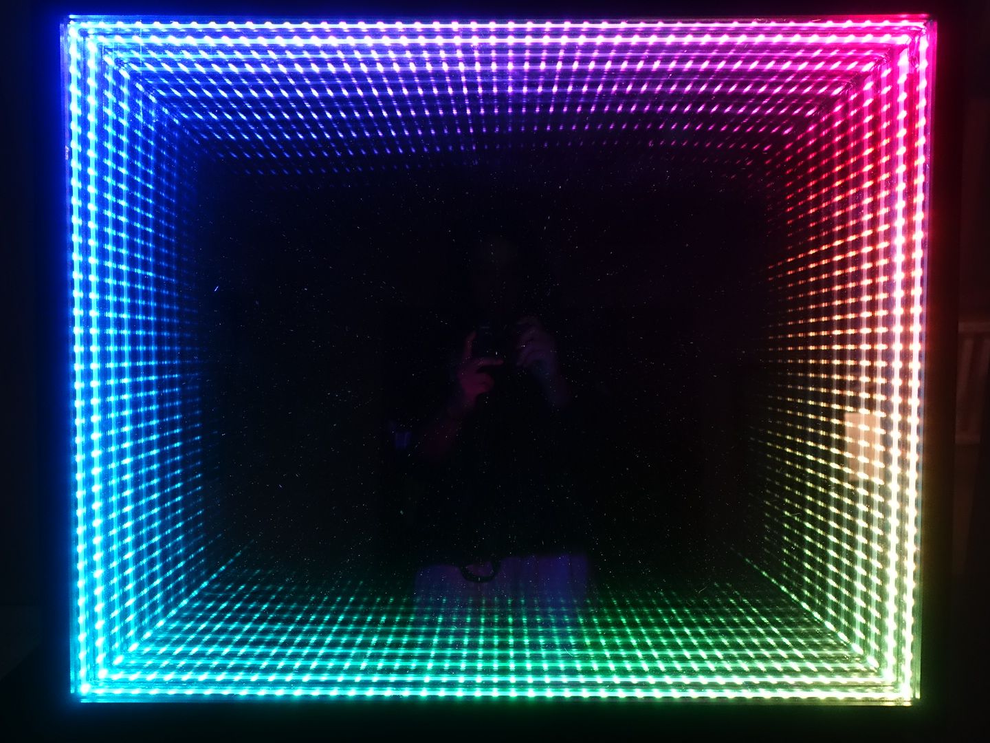 Make a Programmable RGB LED Infinity Mirror With Arduino : 7 Steps ...