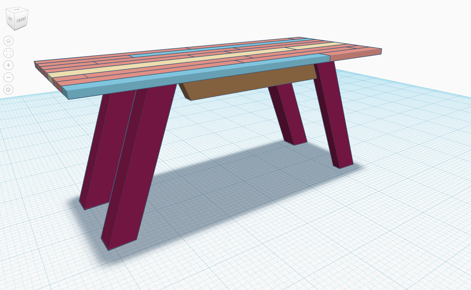DIY Mid Century Modern Computer Desk With Reclaimed Wood : 16 Steps ...