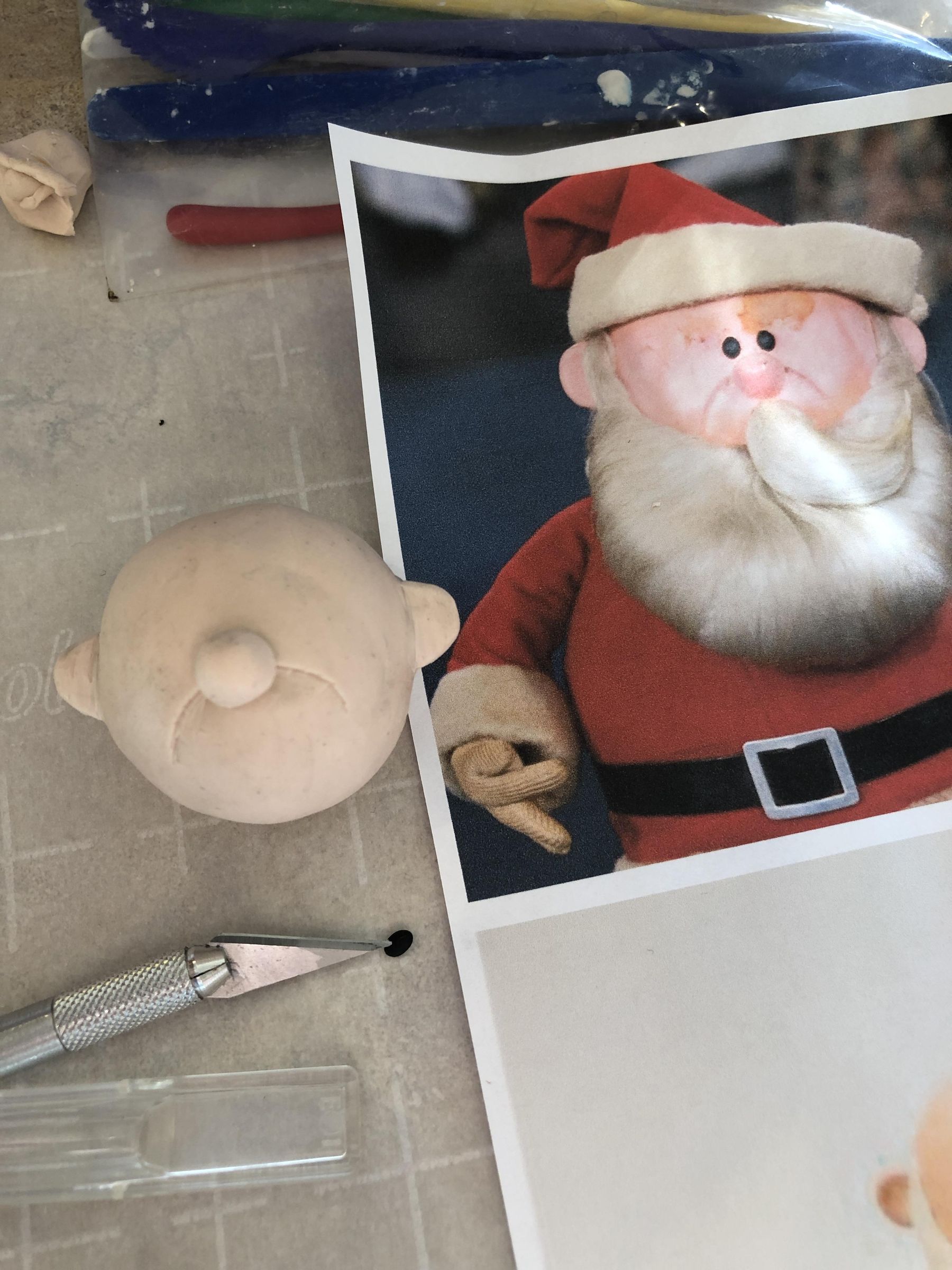Creating Rudolph the Red Nosed Reindeer Figures for Christmas Card : 18 ...