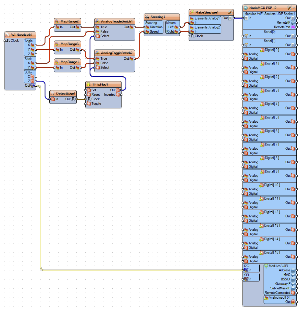 ESP8266 and Visuino: WiFi Remote Control Smart Car Robot With Wii Nunchuck : 29 Steps (with ...