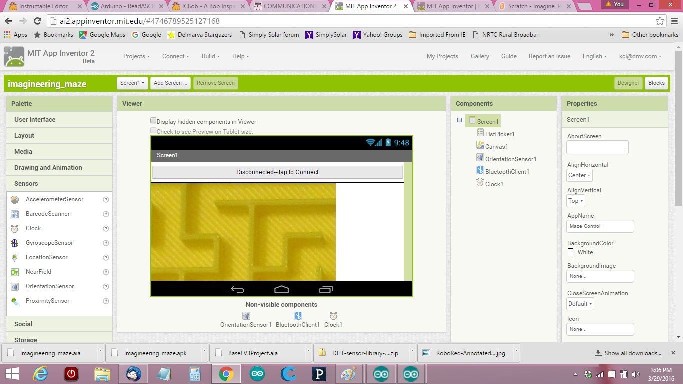 3D Printed Maze Controlled by Your Android Device : 9 Steps (with ...