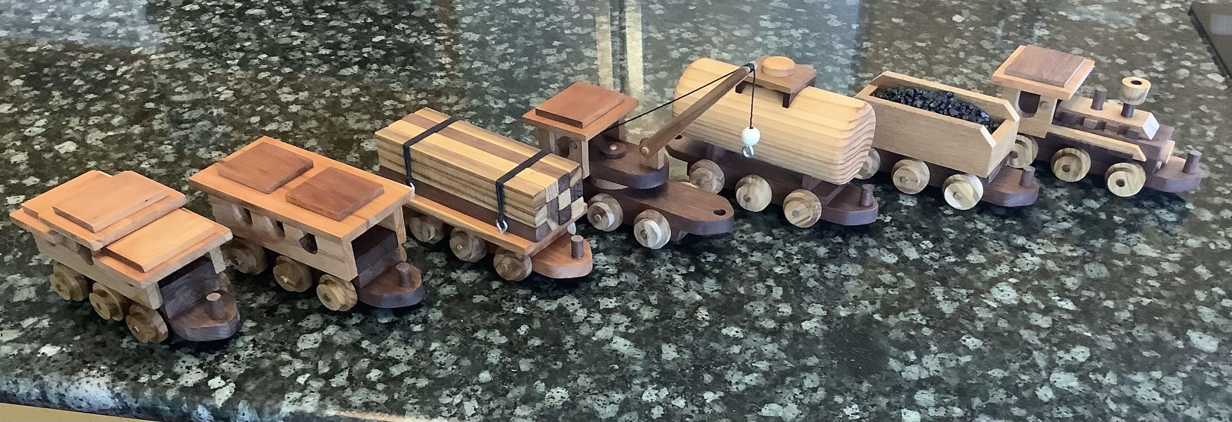 Miniature Wooden Train - 7 Car Set : 10 Steps (with Pictures ...