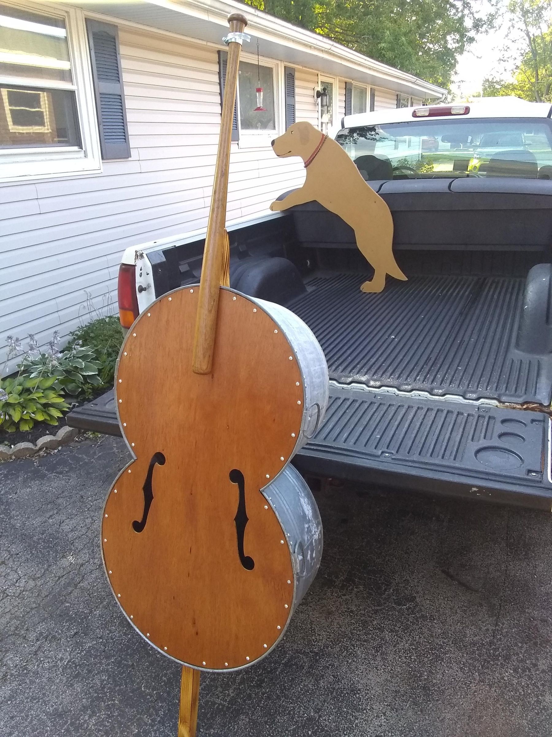 Single String Double Gutbucket : 8 Steps (with Pictures) - Instructables