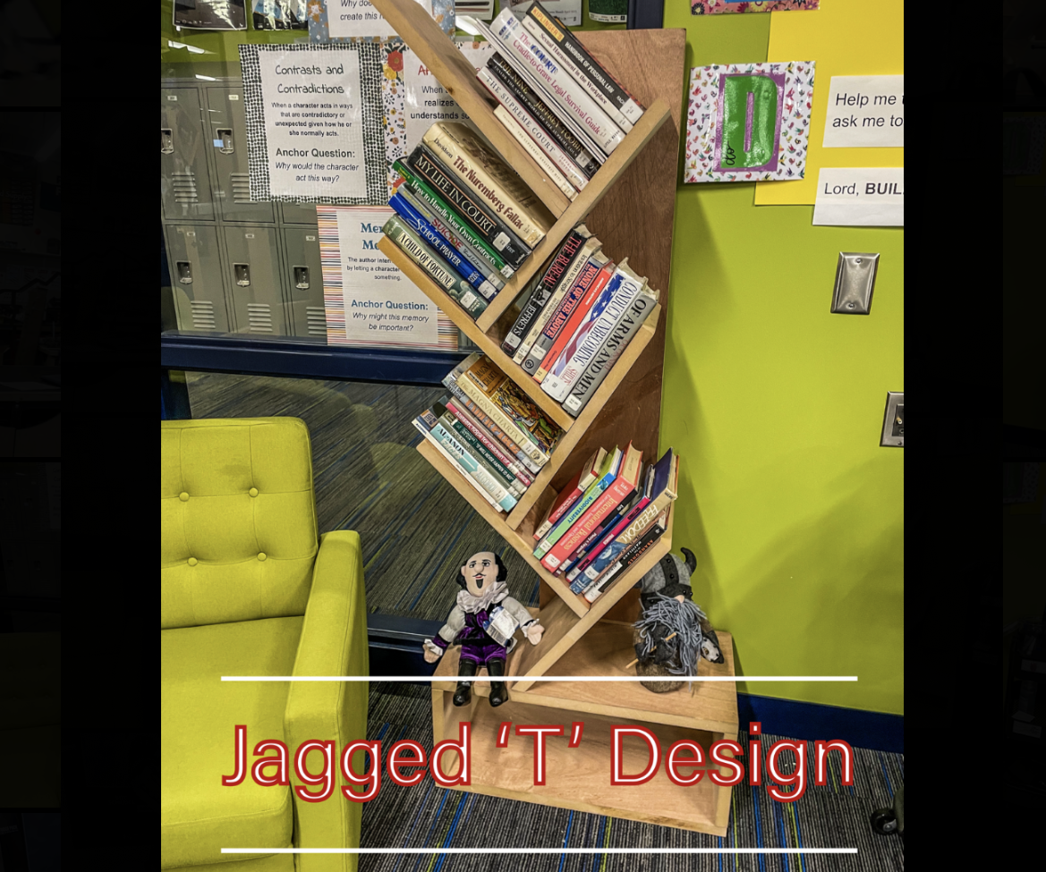 Compact Jagged T Bookshelf : 6 Steps - Instructables