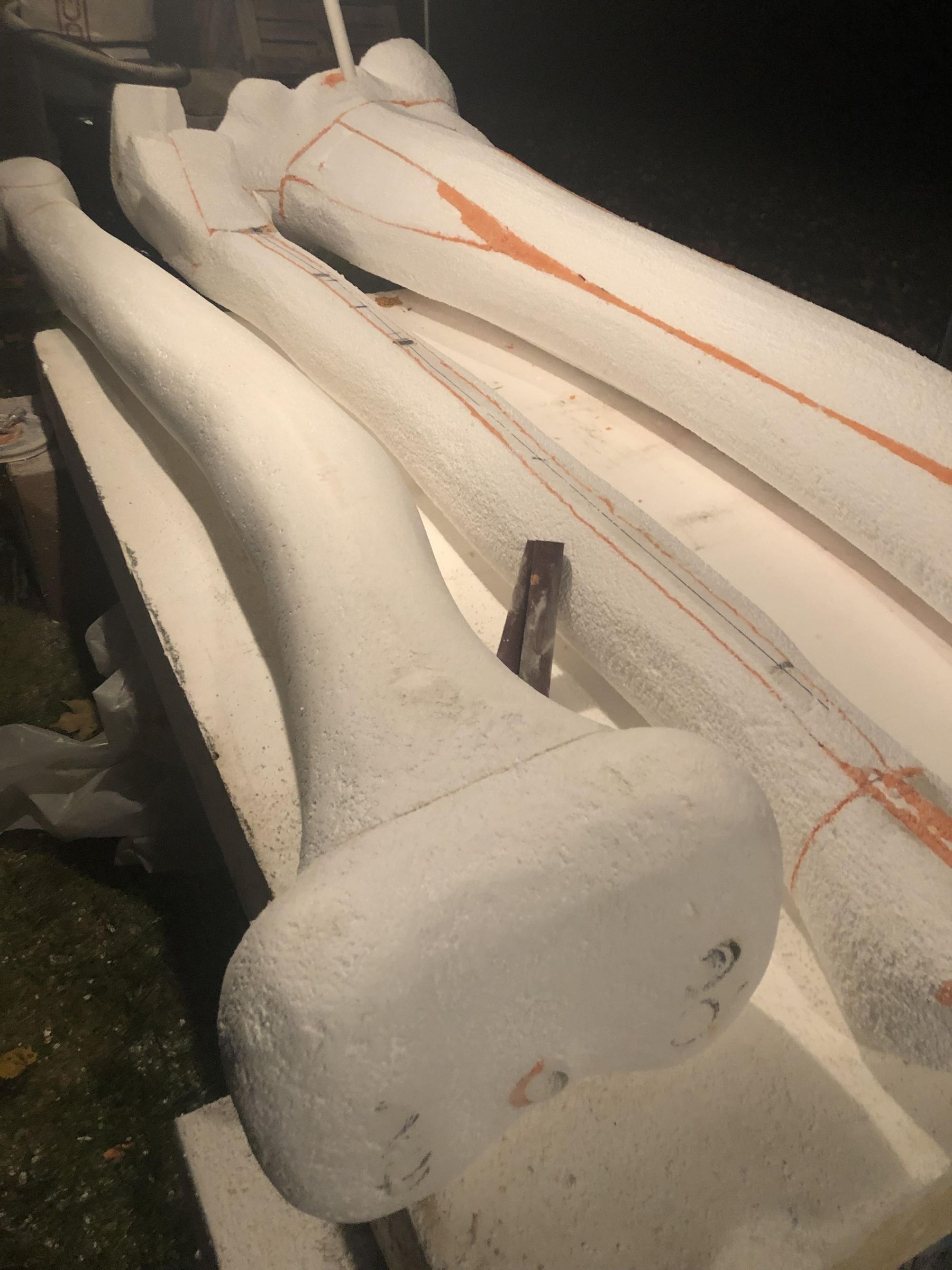 Over Sized Skeleton Breaking Out of My Home : 11 Steps (with Pictures ...