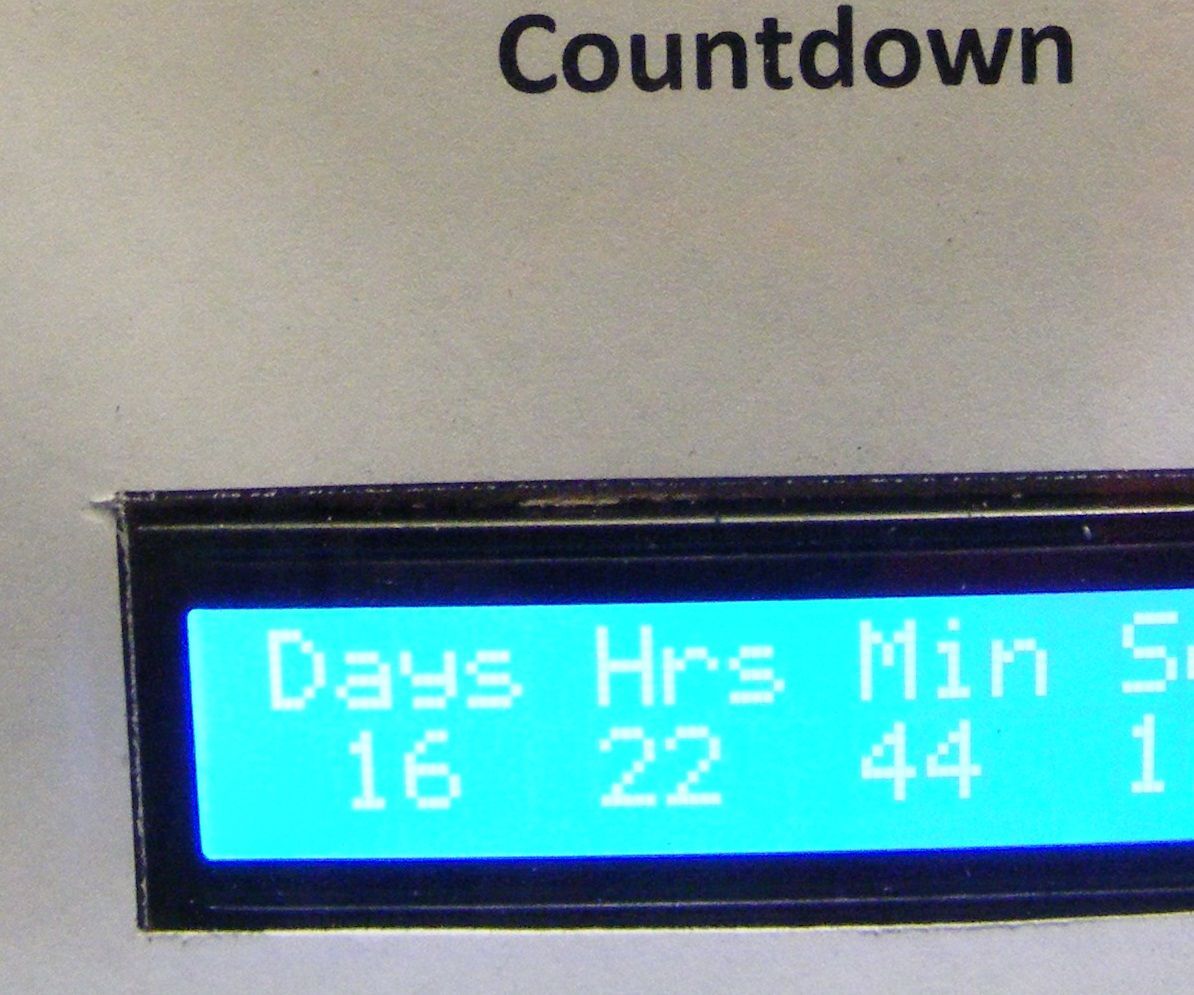 Presidential Inauguration Countdown Clock (Wifi) : 6 Steps - Instructables
