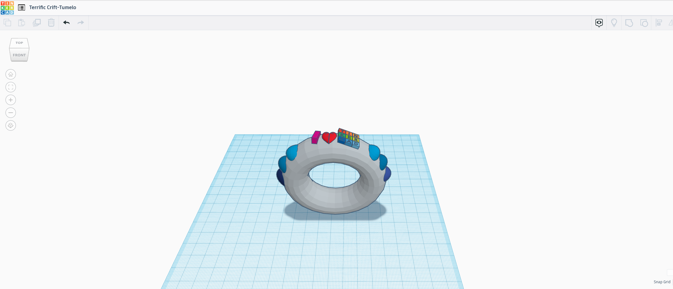 I Love Tinkercad Ring Using Tinkercad : 4 Steps - Instructables