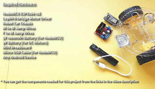 Nodemcu Esp8266 Wifi Robot Car Controlled By Application Wifi Bot Android Iot 3 Steps