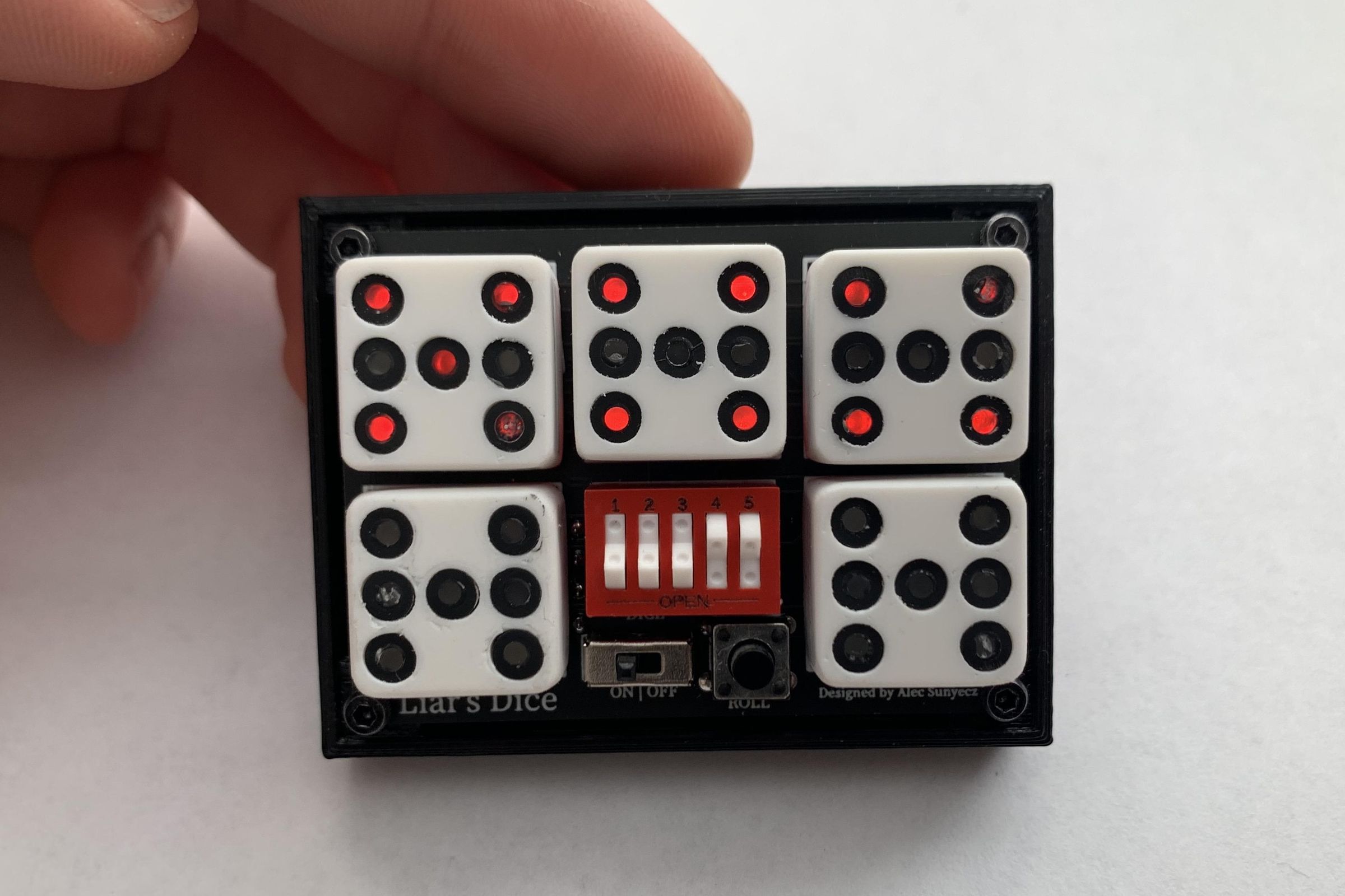 Pocket Dice! Electronic Dice for Liars Dice and More : 7 Steps (with ...